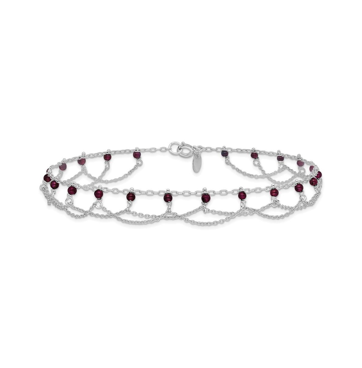 Click here for Curata Jewelry 925 Sterling Silver 10 Inch Rhodoli... prices