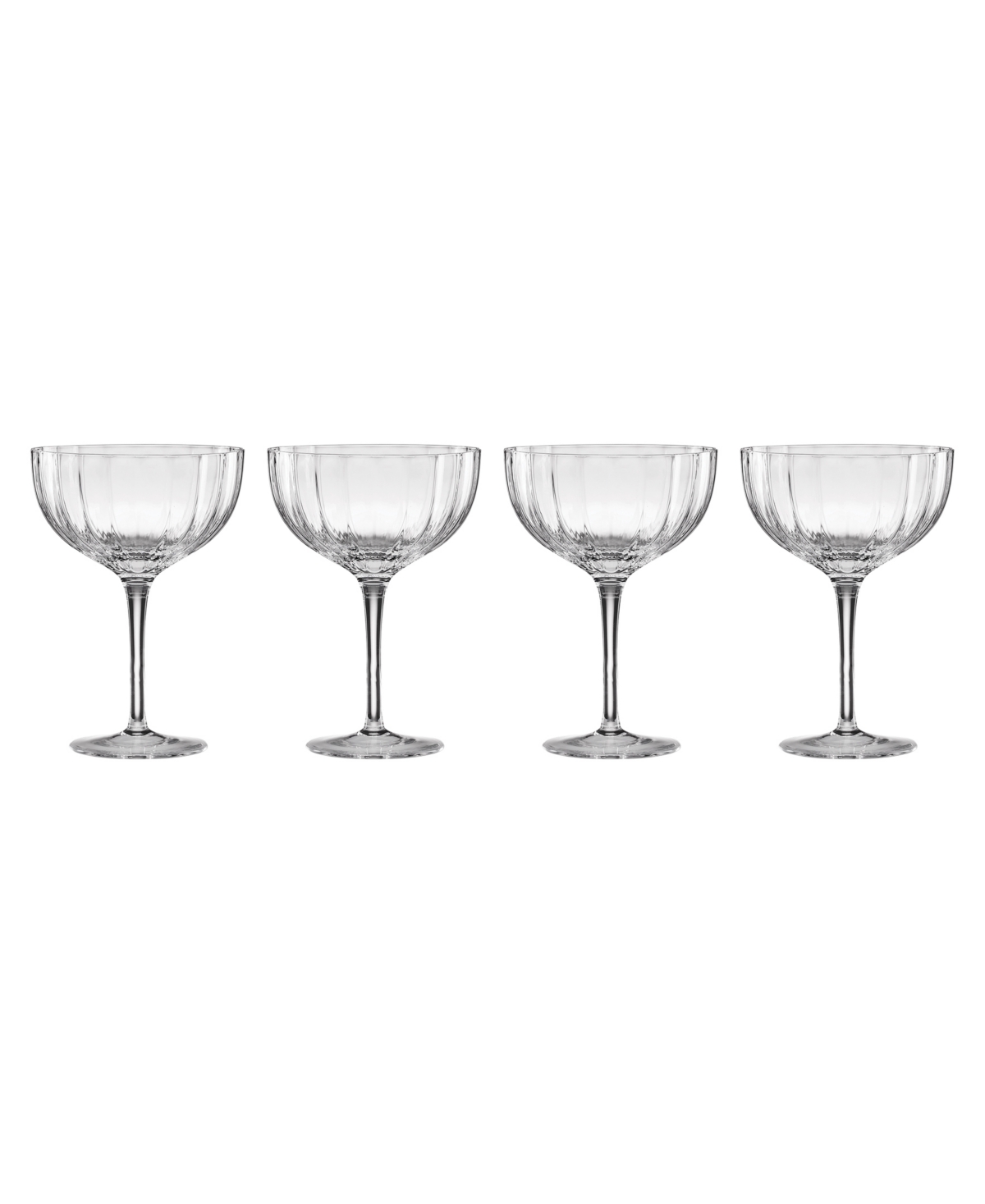 Click here for Lenox Curva Coupe Glasses  Set of 4 - Clear prices
