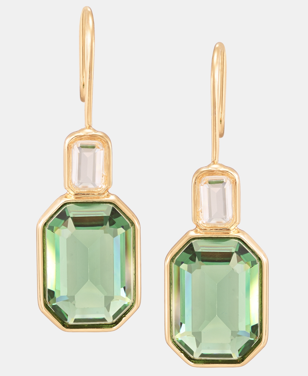 Click here for Lauren Ralph Lauren Gold-Tone Aqua Stone Double Dr... prices