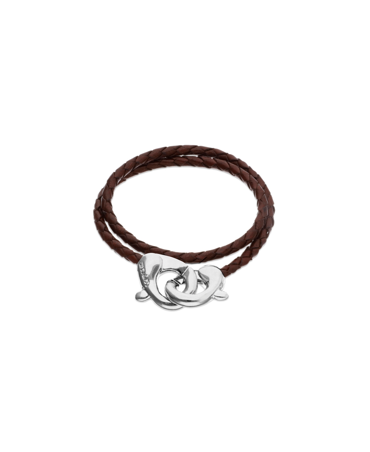 Click here for UNOde50 Black Double Leather Women Bracelet with I... prices