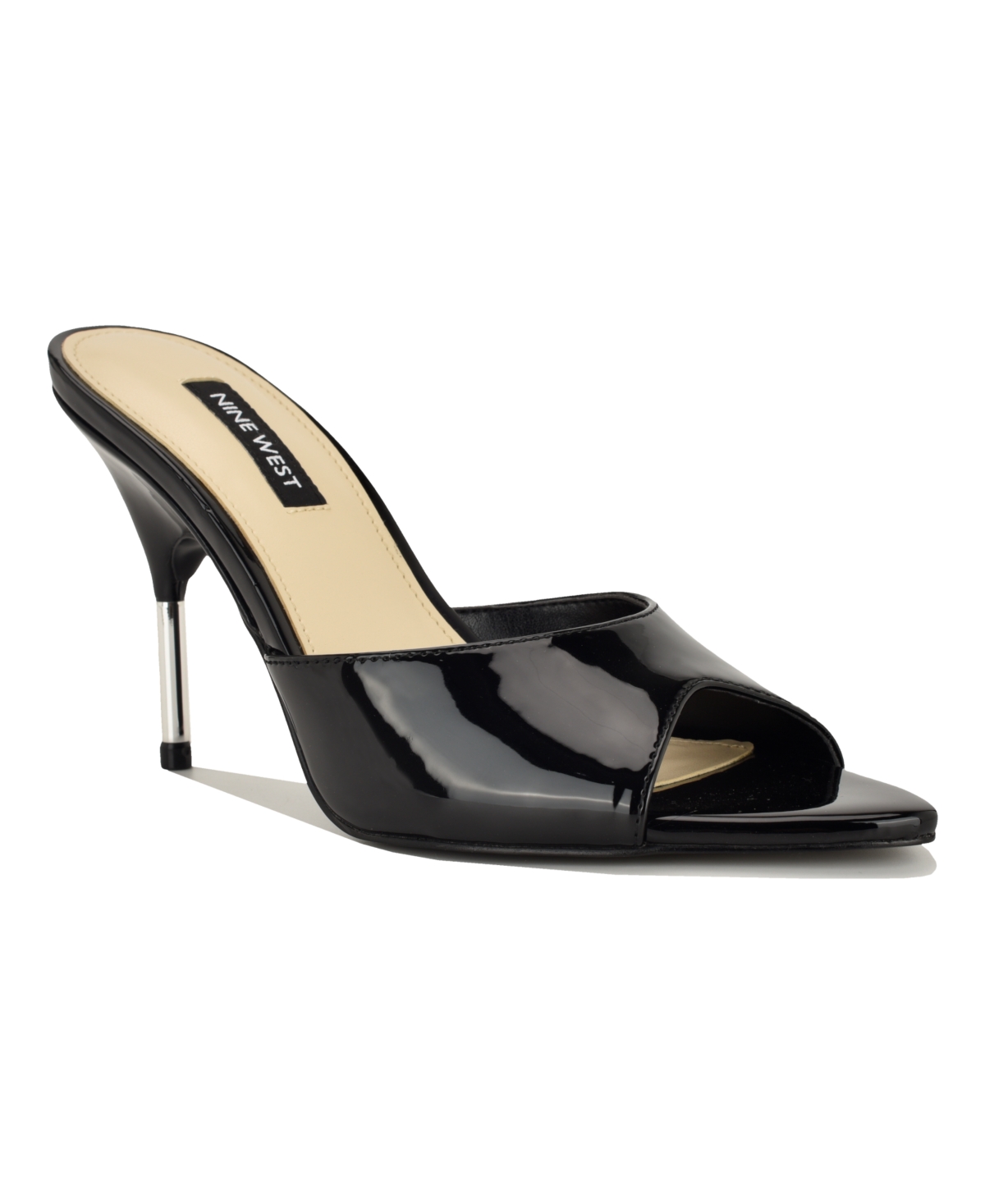 Click here for Nine West Womens Vella Slip-On Dress Sandals - Bla... prices