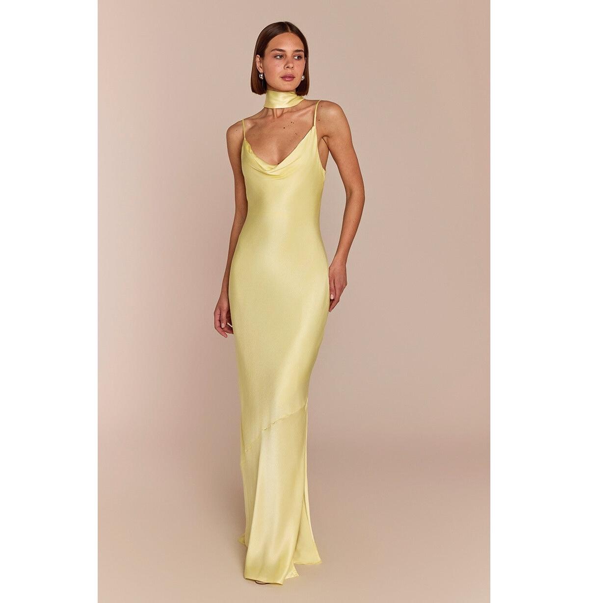 Click here for Rewritten Womens Pollenca Dress - Lemonade yellow prices