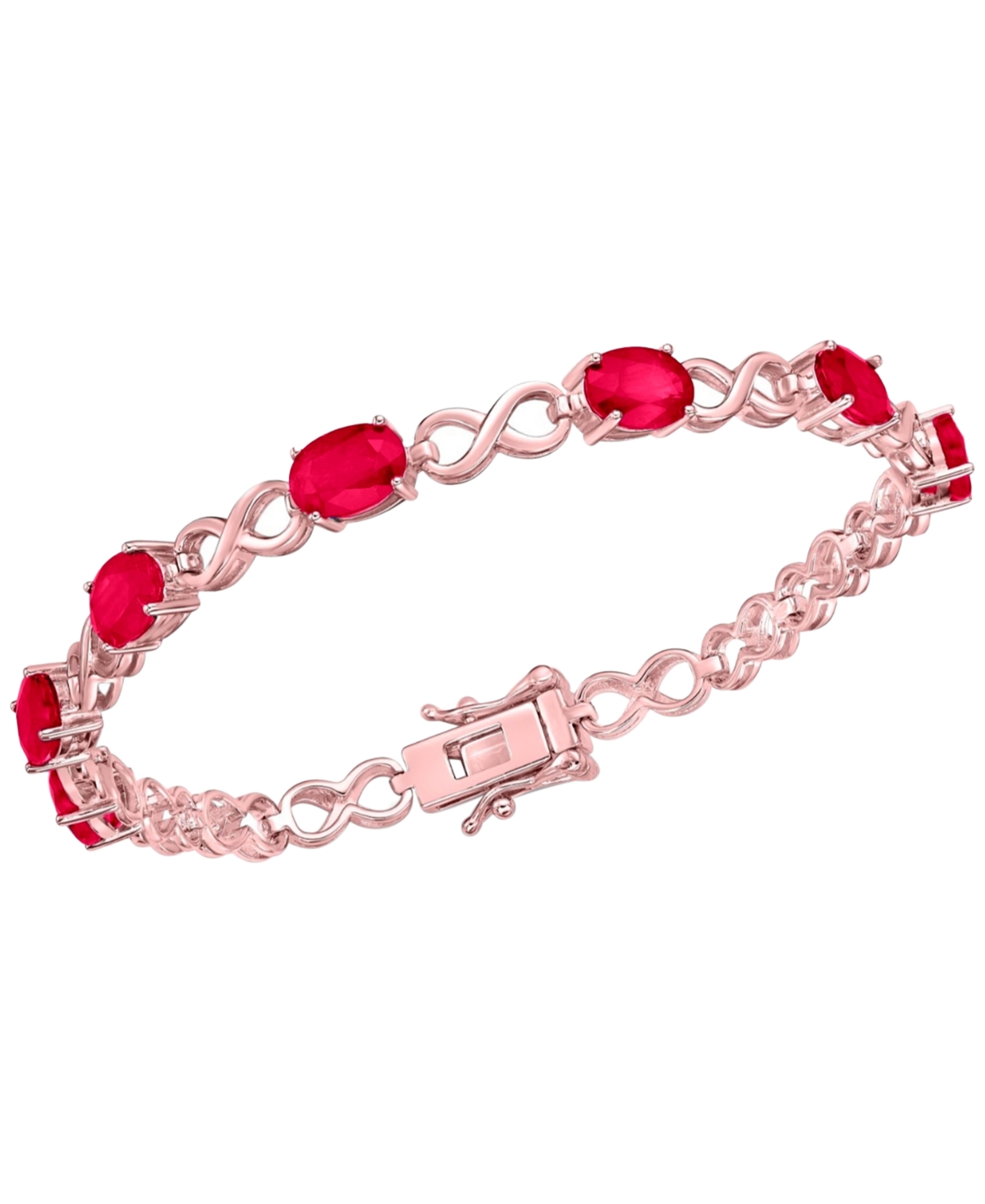 Click here for Macys Ruby (7 ct. t.w.) Bracelet in Sterling Silve... prices