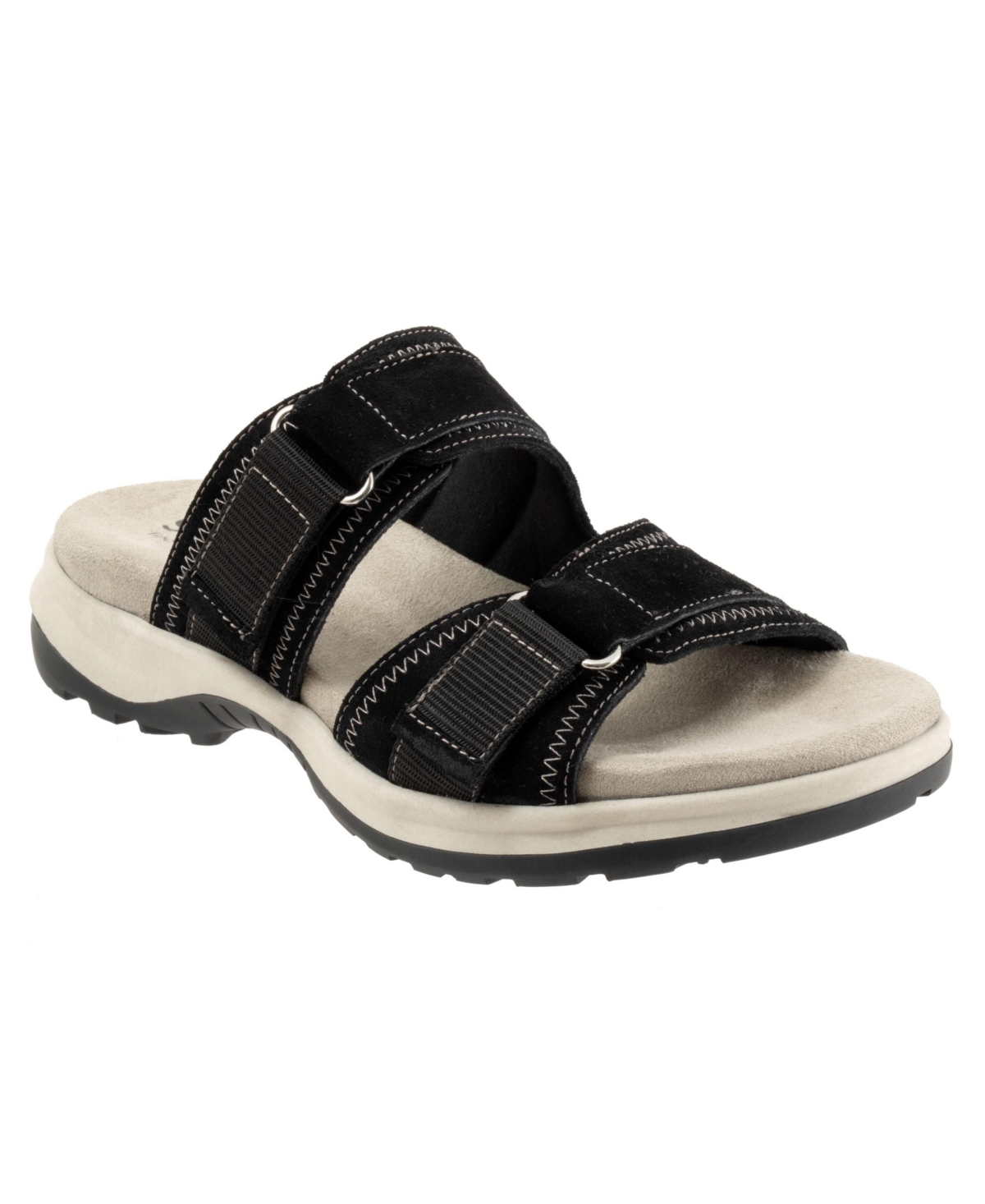 Click here for Softwalk Womens Oasis Sandal - Black suede prices