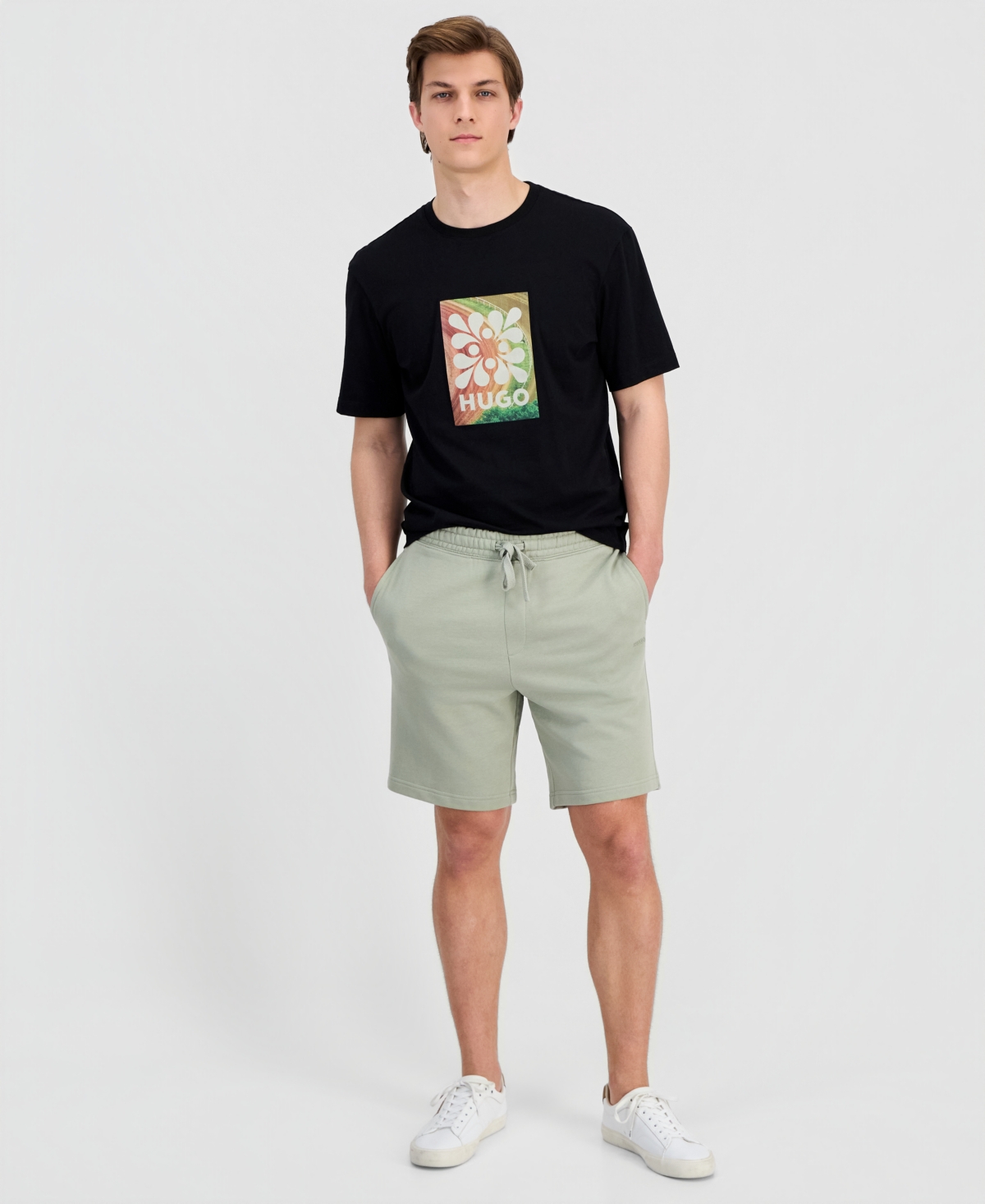 Click here for Hugo by Hugo Boss Mens Sweatshorts - light/pastel... prices