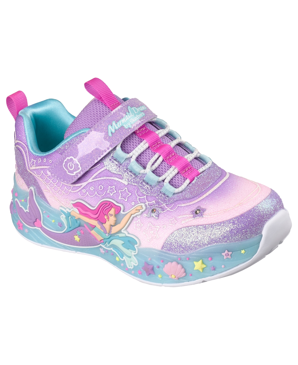 Click here for Skechers Toddler Girls S-Lights: Mermaid Dreams Li... prices