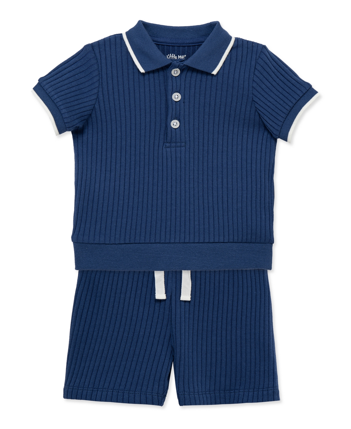 Click here for Little Me Baby Boys Collared Neck Polo Shirt and S... prices