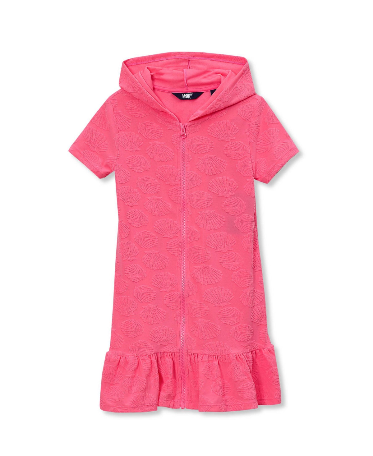 Click here for Lands End Girls Terry Zip Front Cover Up Dress - S... prices