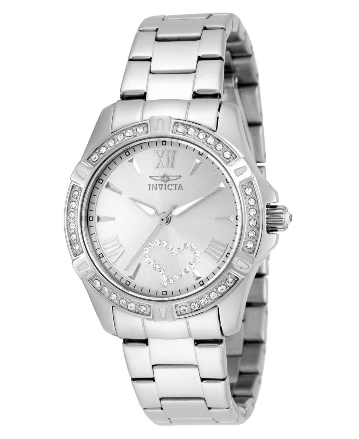 Click here for Invicta Mens 21383 Angel Quartz 3 Hand Silver Dial... prices