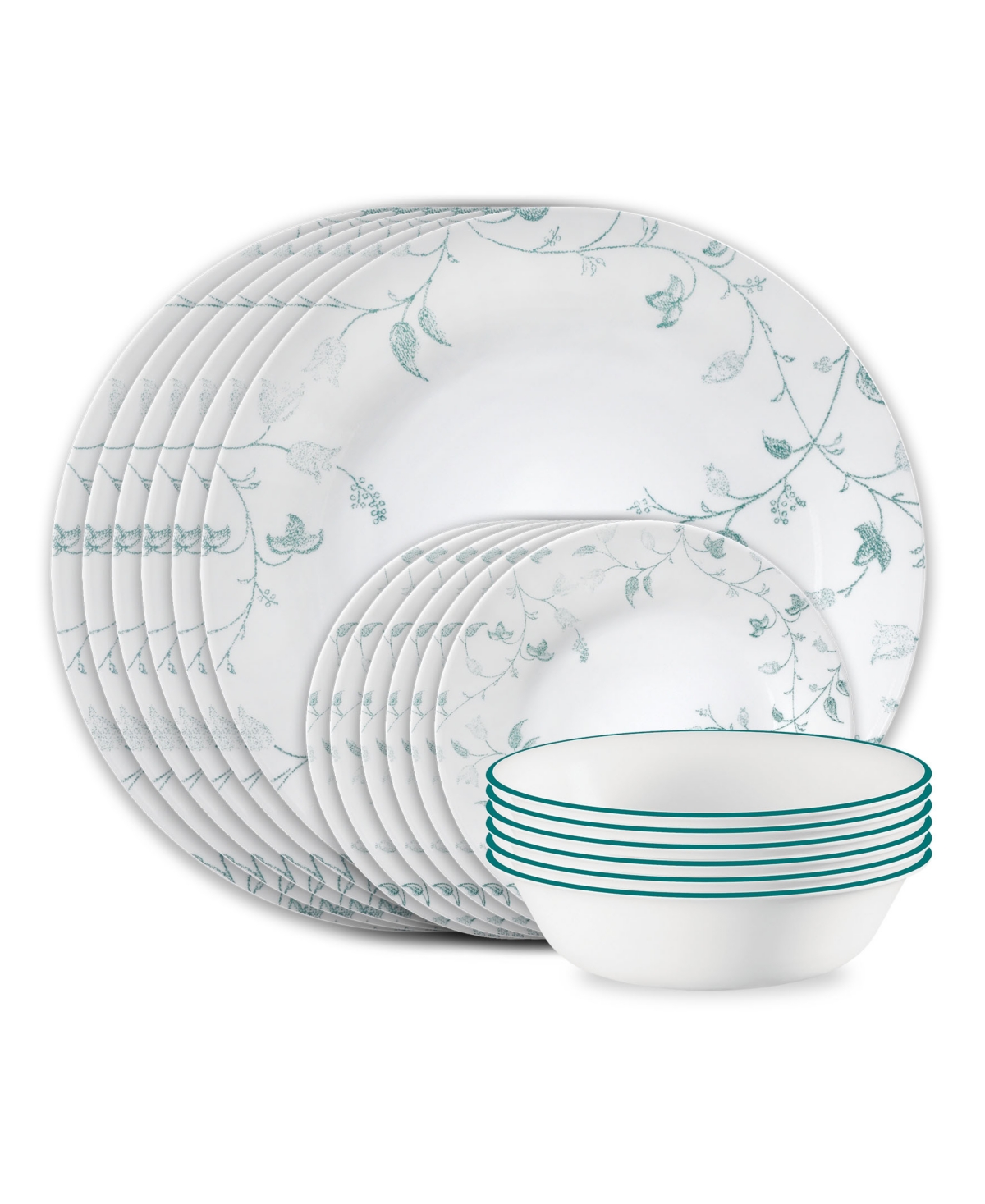 Click here for Corelle Vitrelle Chambord 18-Pc. Dinnerware Set  S... prices