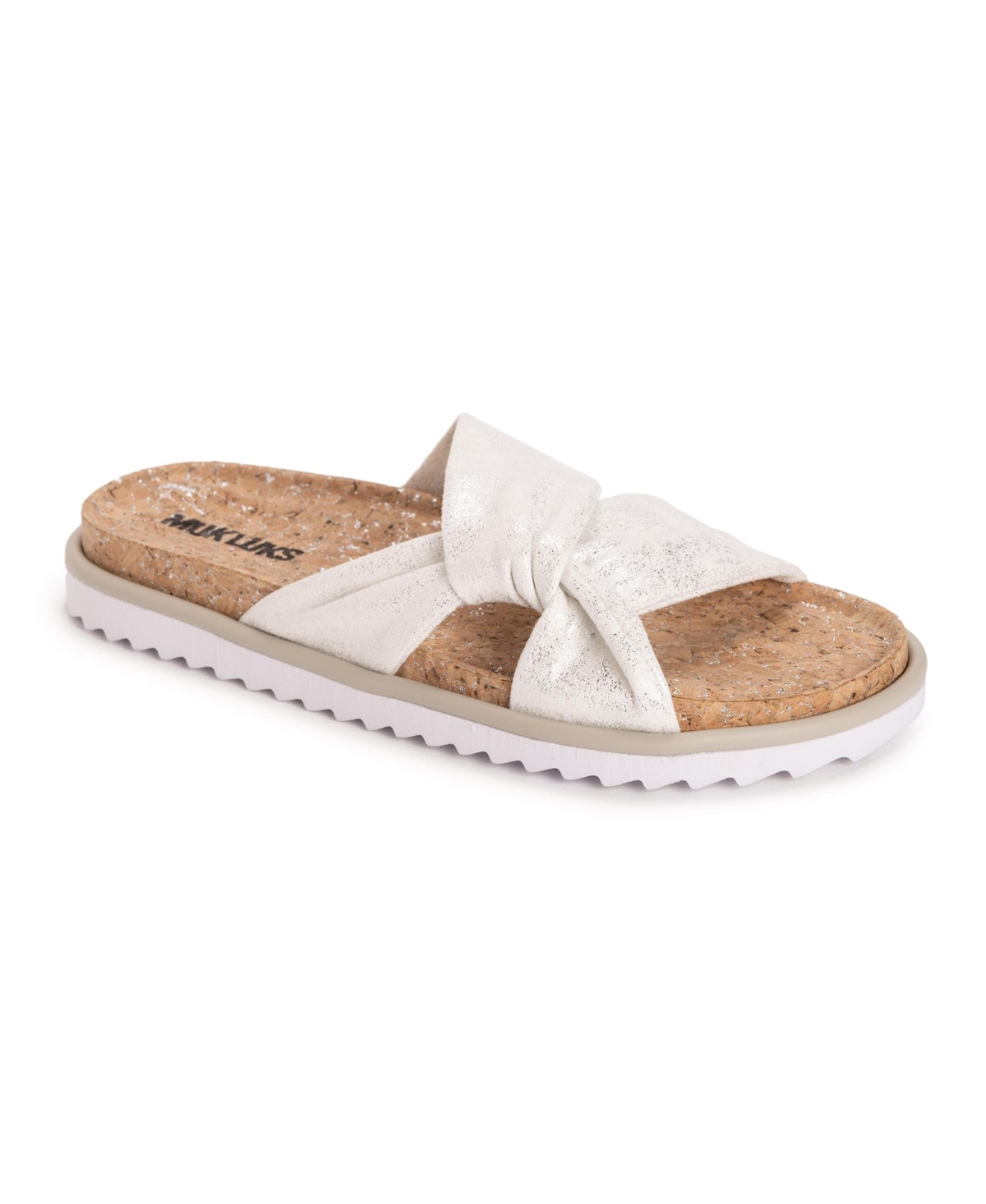 Click here for Muk Luks Womens Jazmine Sandal - Silver prices