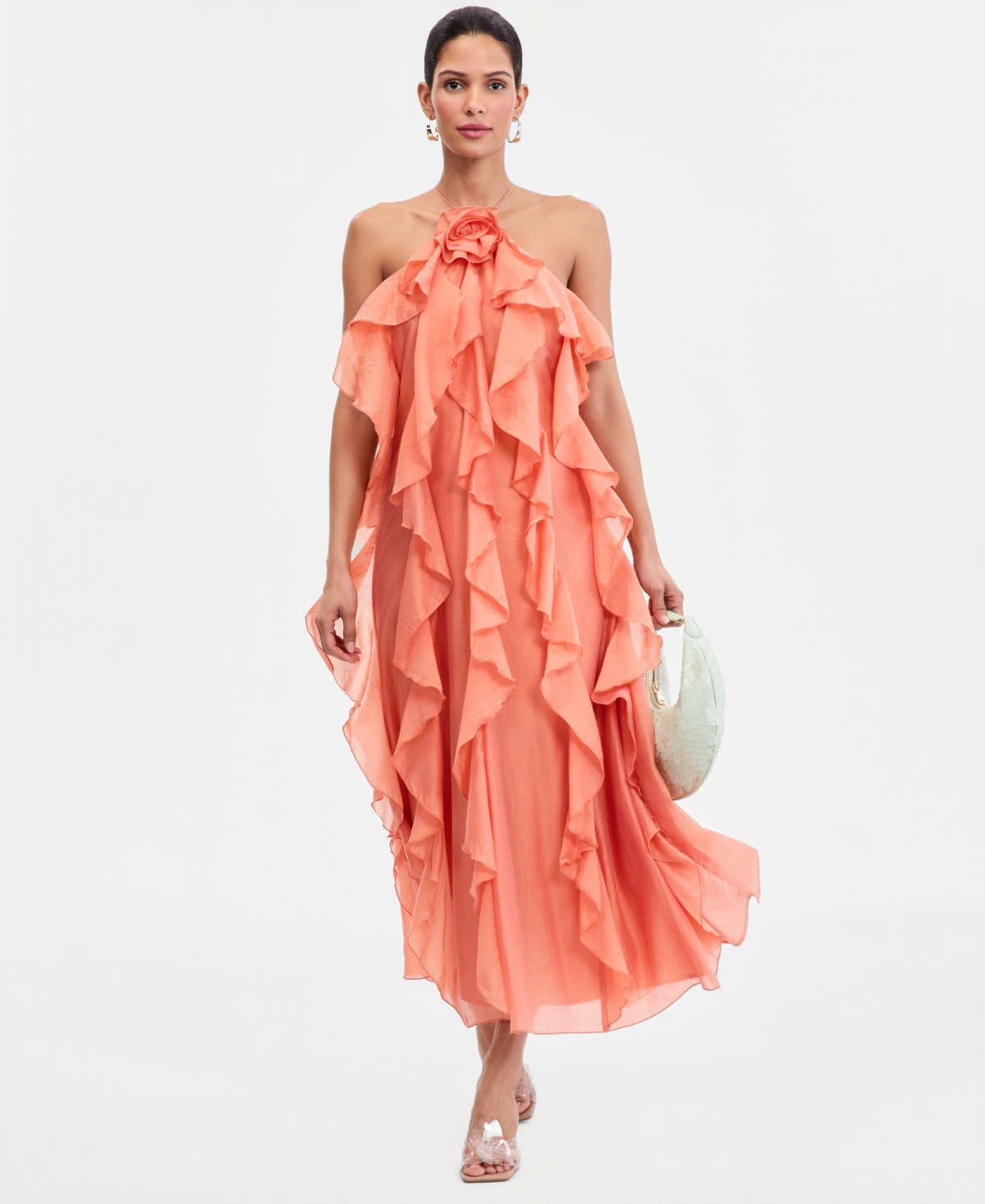 Click here for I.n.c. International Concepts Womens Allover Ruffl... prices