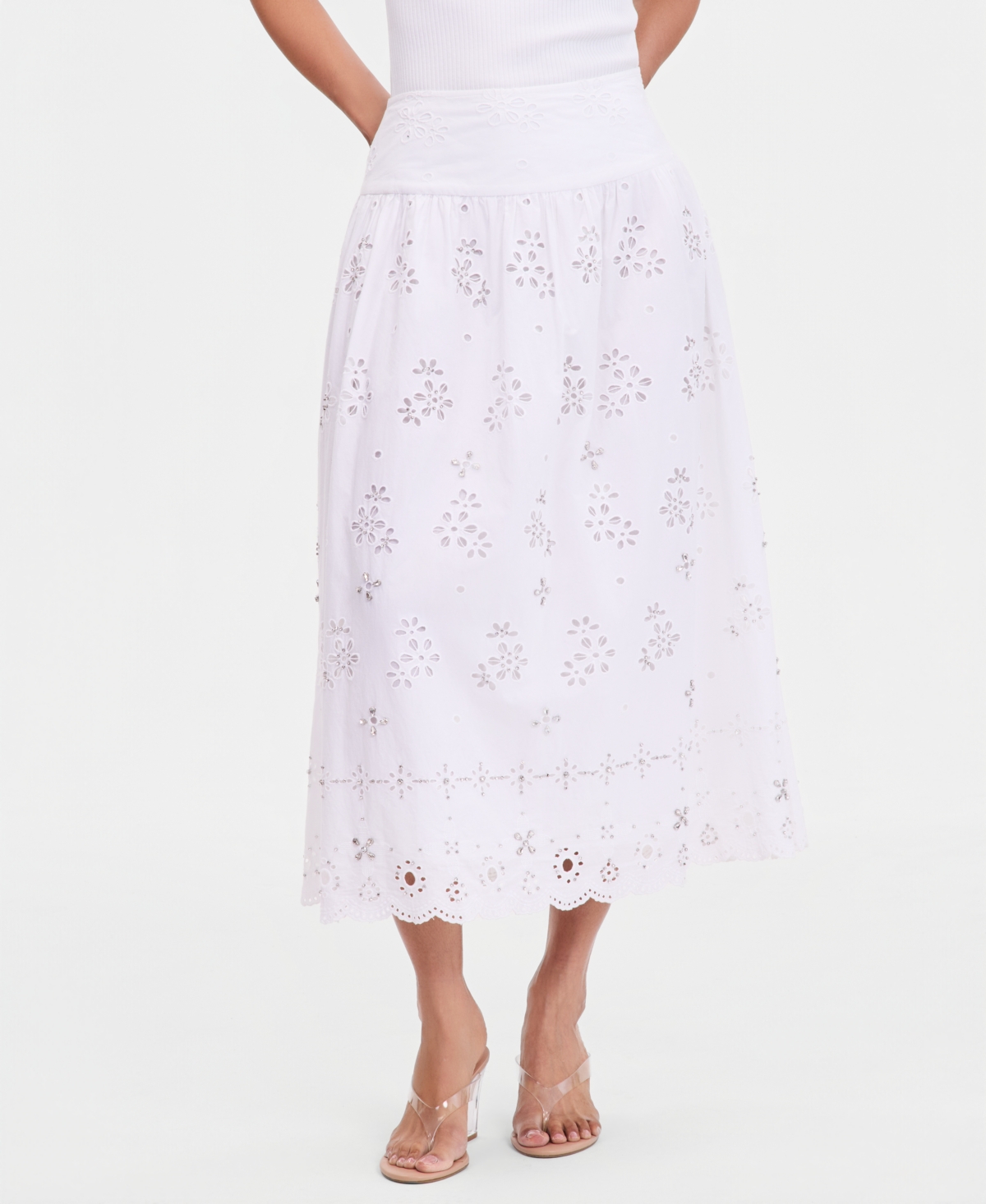 Click here for I.n.c. International Concepts Womens Crystal Embel... prices