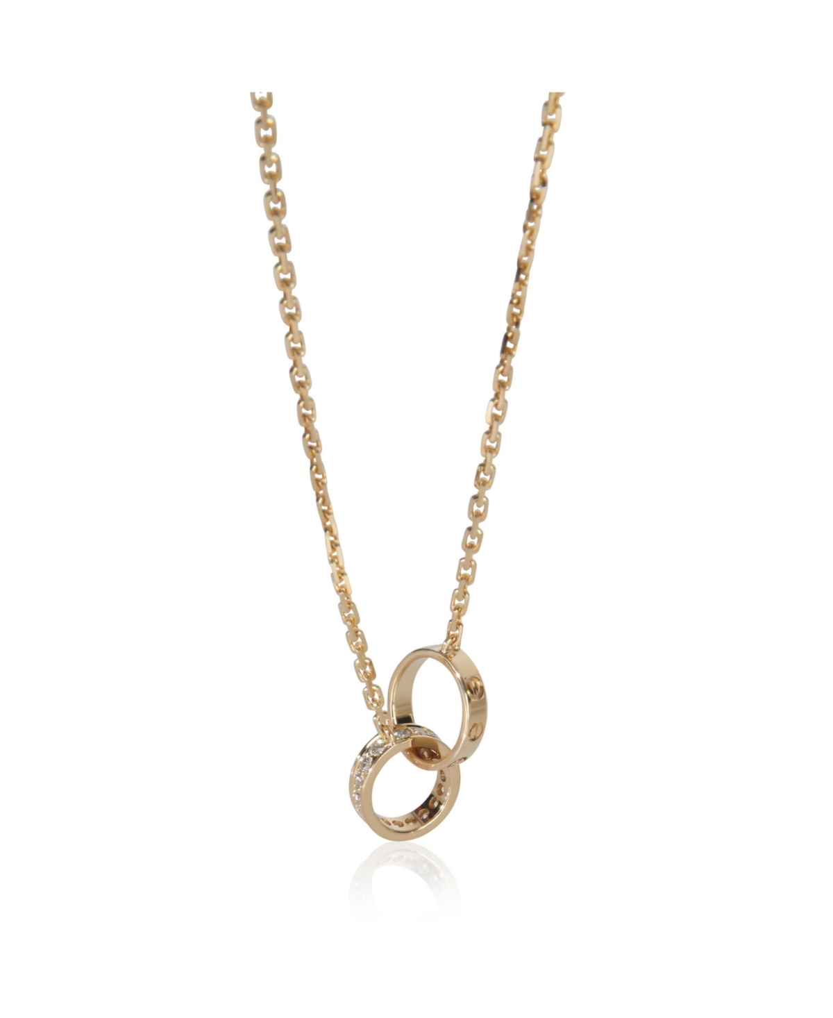 Click here for Pre-Owned Cartier Yellow Gold Diamond Love Necklac... prices