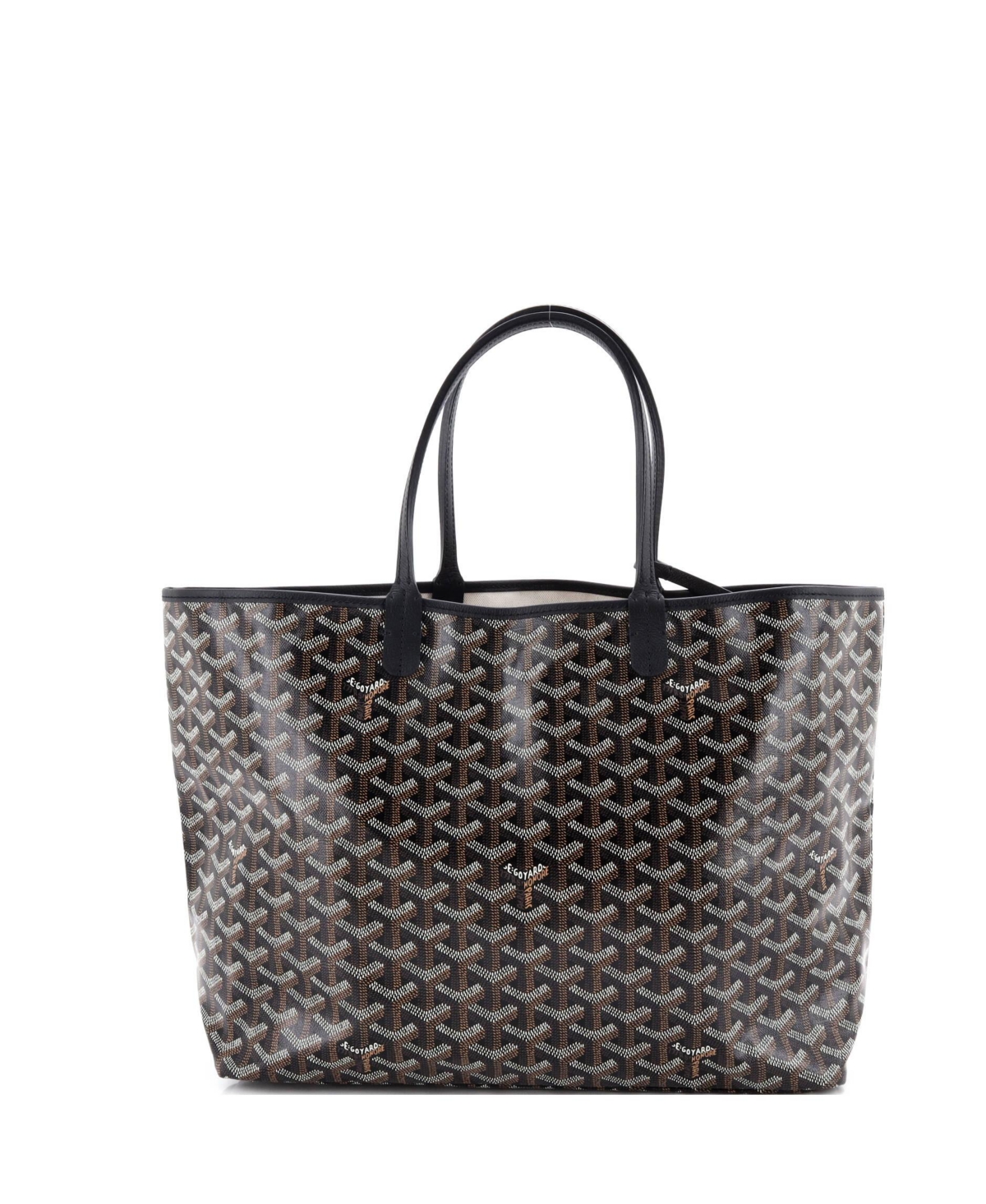 Click here for Pre-Owned Goyard Pm Saint Louis Tote Coated Canvas... prices