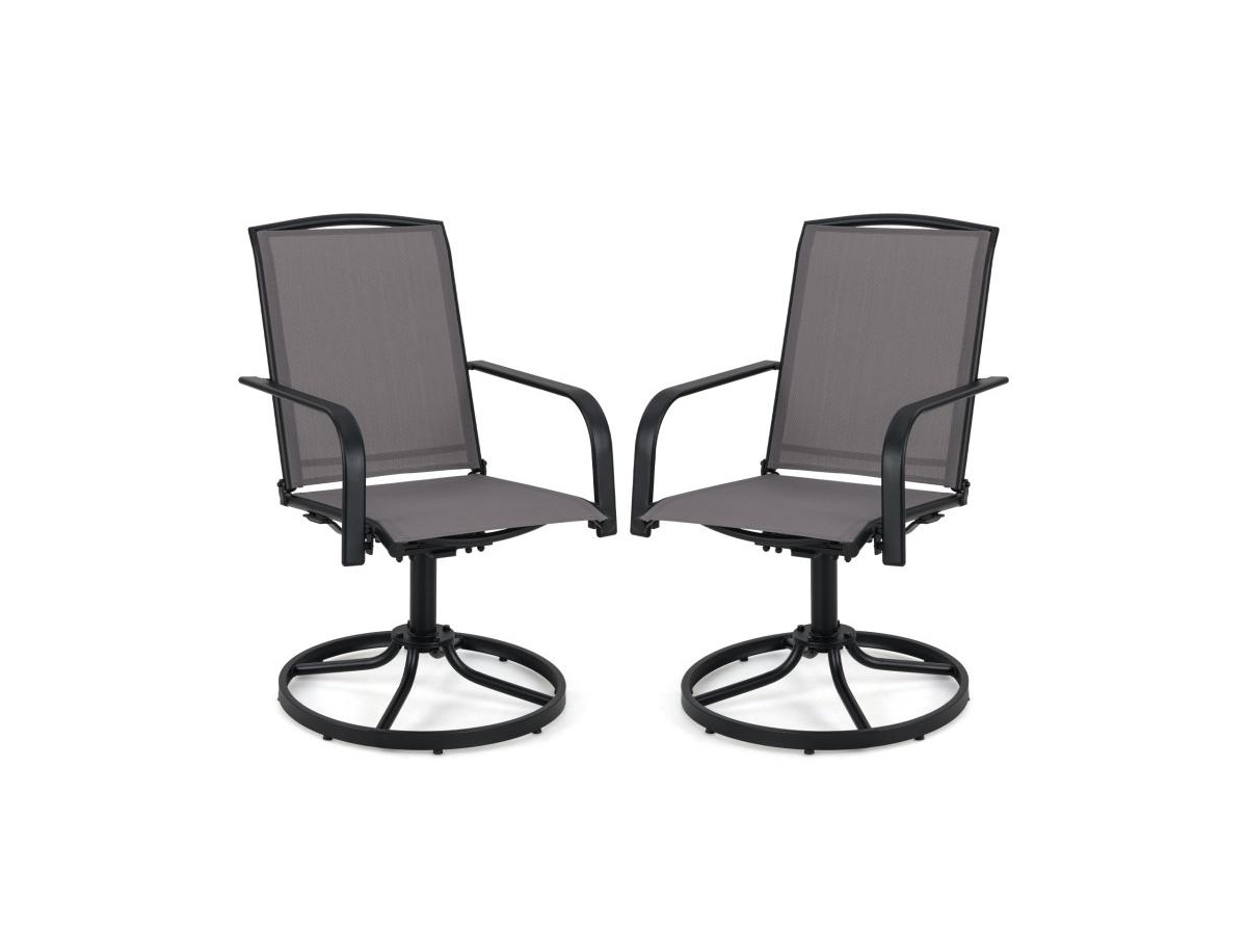 Click here for Slickblue Patio Swivel Chair Set of 2 with High Ba... prices
