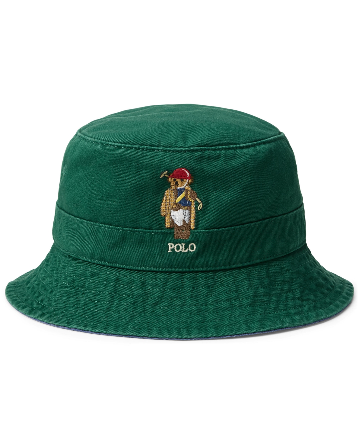 Click here for Polo Ralph Lauren Mens Twill Bucket Hat - New Fore... prices
