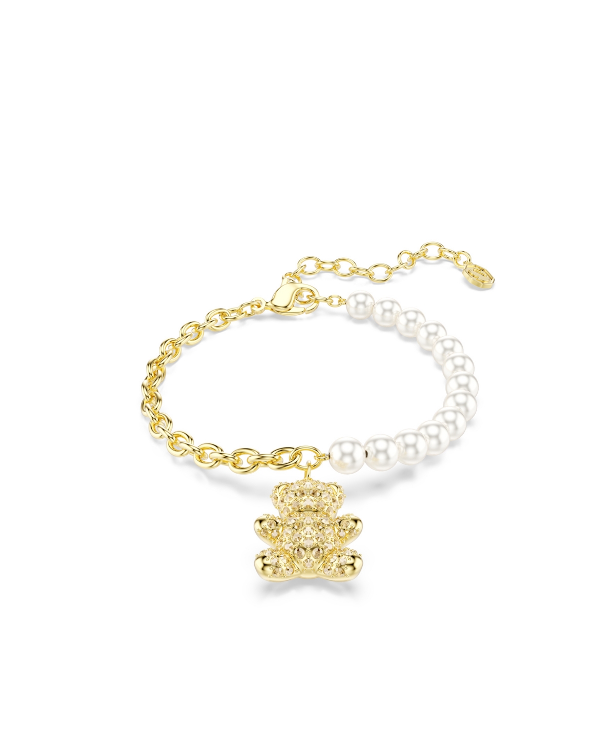 Click here for Swarovski Gold-Tone Plated Teddy Bear Idyllia Brac... prices