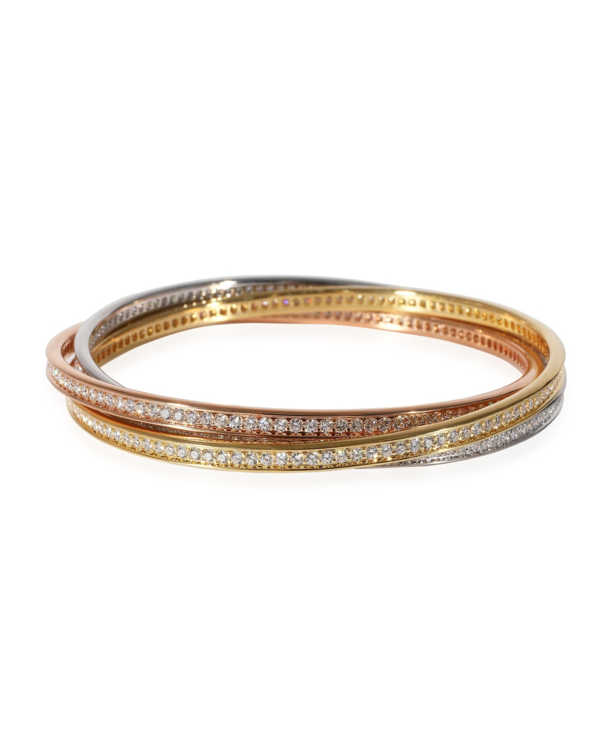 Click here for Pre-Owned Cartier Cartier Trinity Diamond Bracelet... prices