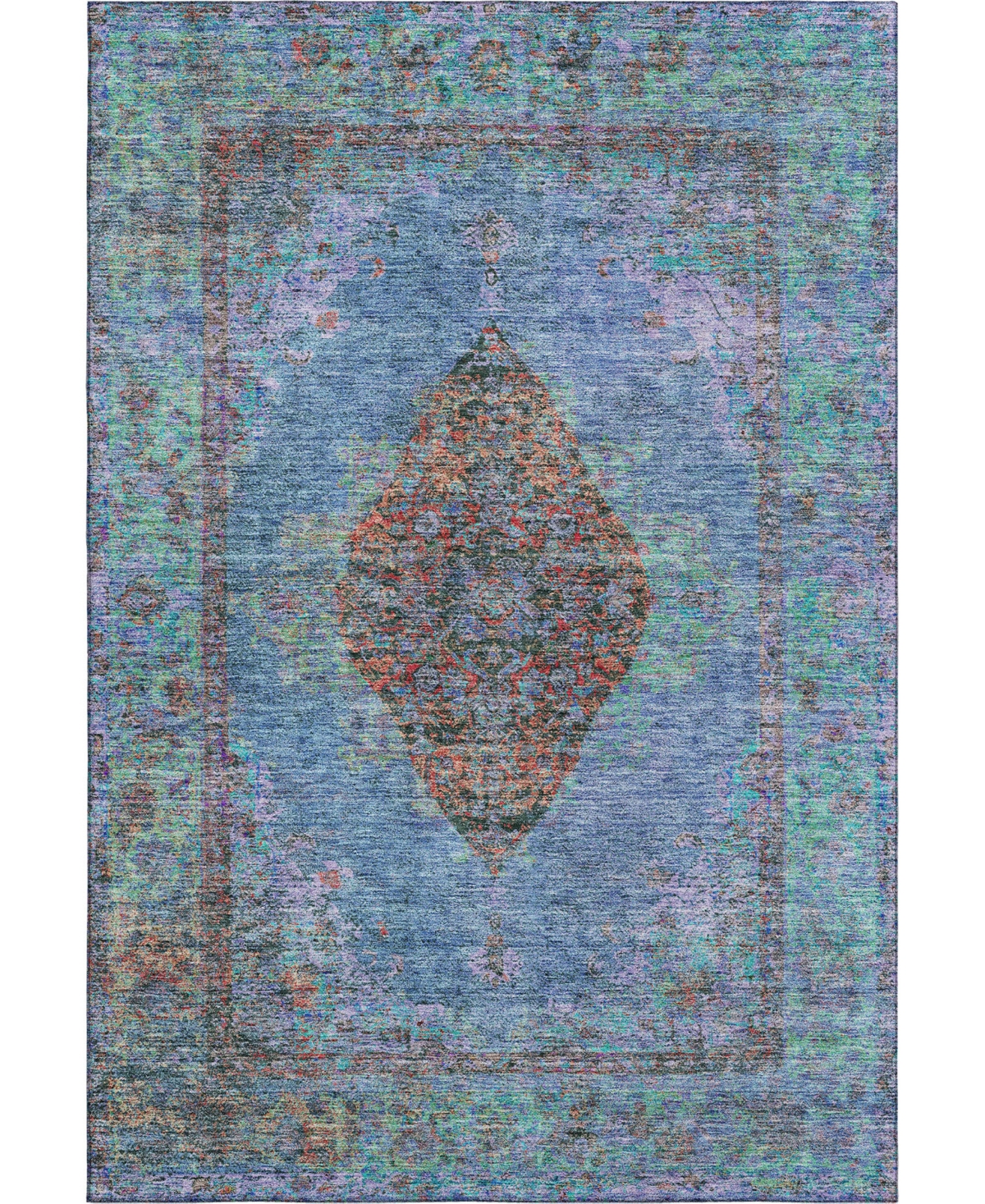 Click here for Addison Mayfield AMF2021 5x76 Area Rug - Blue prices