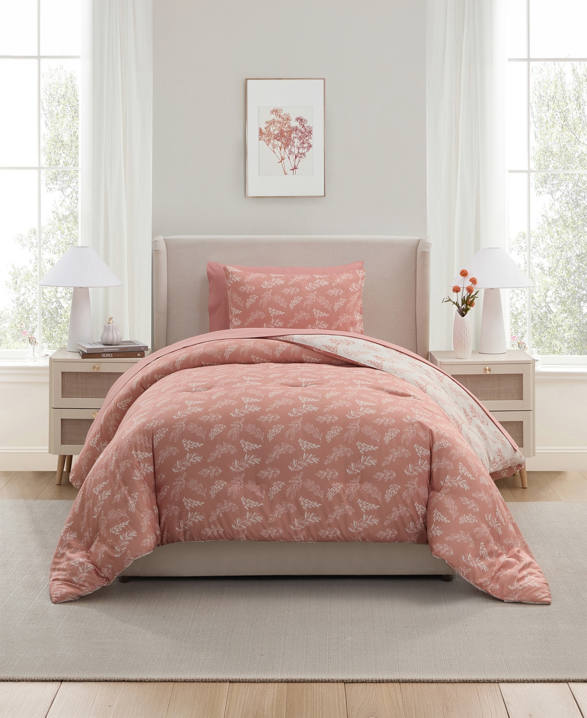Click here for Nestl Luxury Soft Botanical Design 5-Pc. Comforter... prices