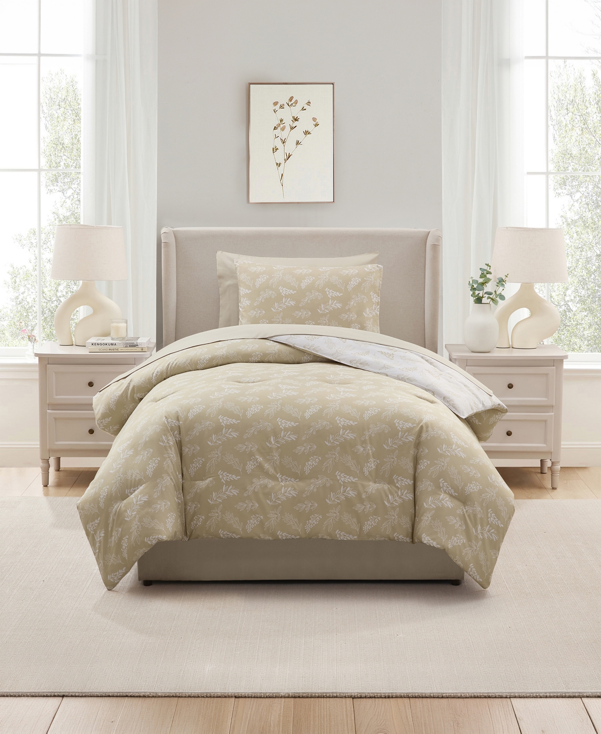 Click here for Nestl Luxury Soft Botanical Design 5-Pc. Comforter... prices