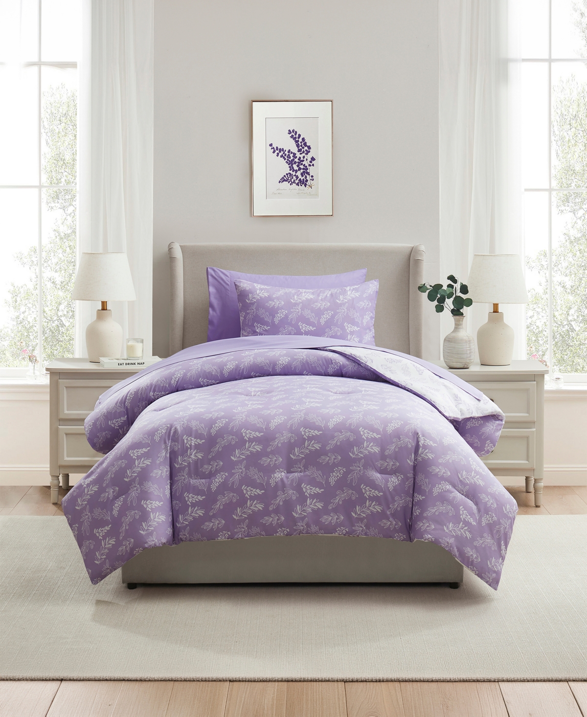 Click here for Nestl Luxury Soft Botanical Design 5-Pc. Comforter... prices