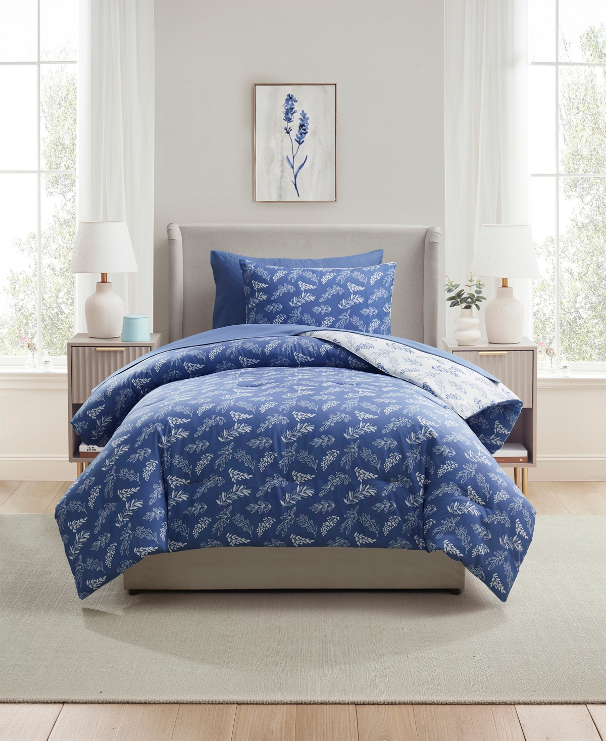 Click here for Nestl Luxury Soft Botanical Design 5-Pc. Comforter... prices