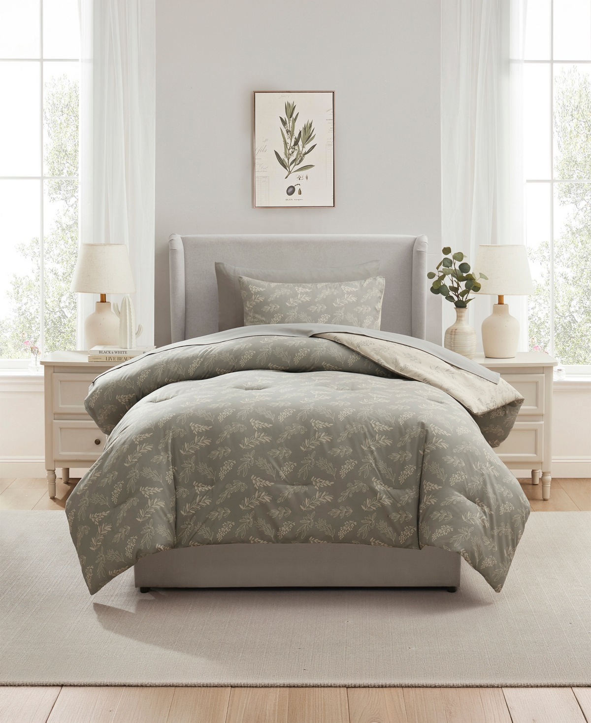 Click here for Nestl Luxury Soft Botanical Design 5-Pc. Comforter... prices