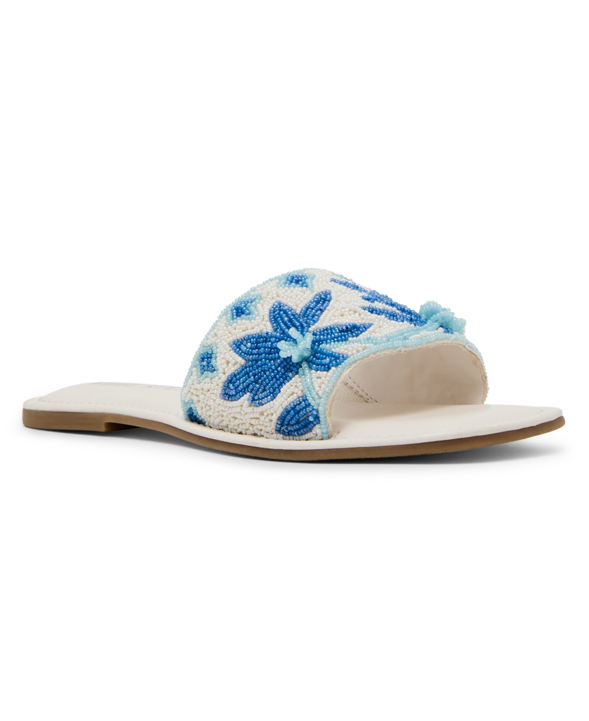 Click here for Anne Klein Womens Brianne Slip-On Sandals - White/... prices