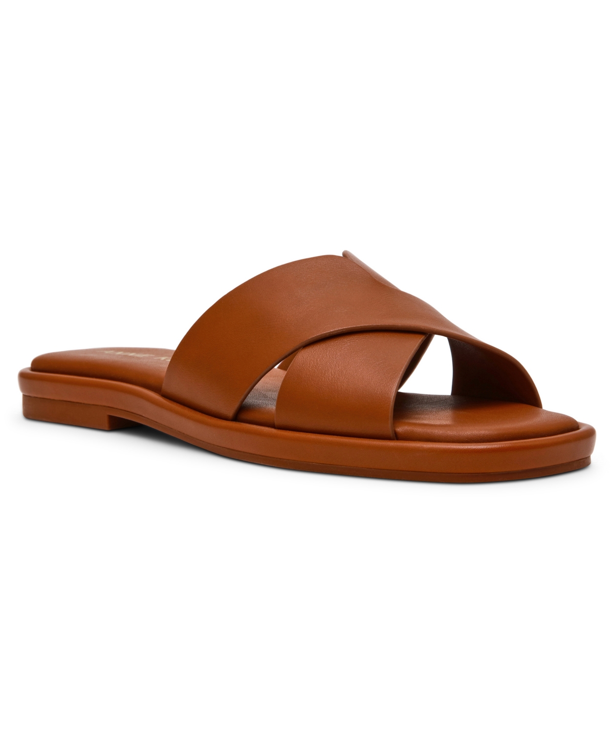 Click here for Anne Klein Womens Khloe Slip On Sandals - Cognac prices