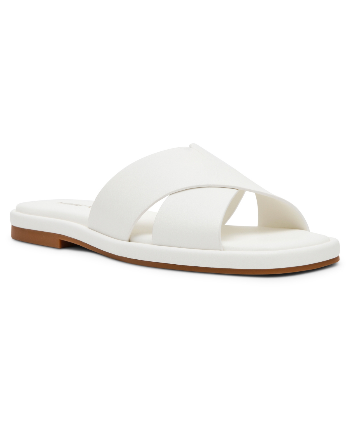 Click here for Anne Klein Womens Khloe Slip On Sandals - White prices