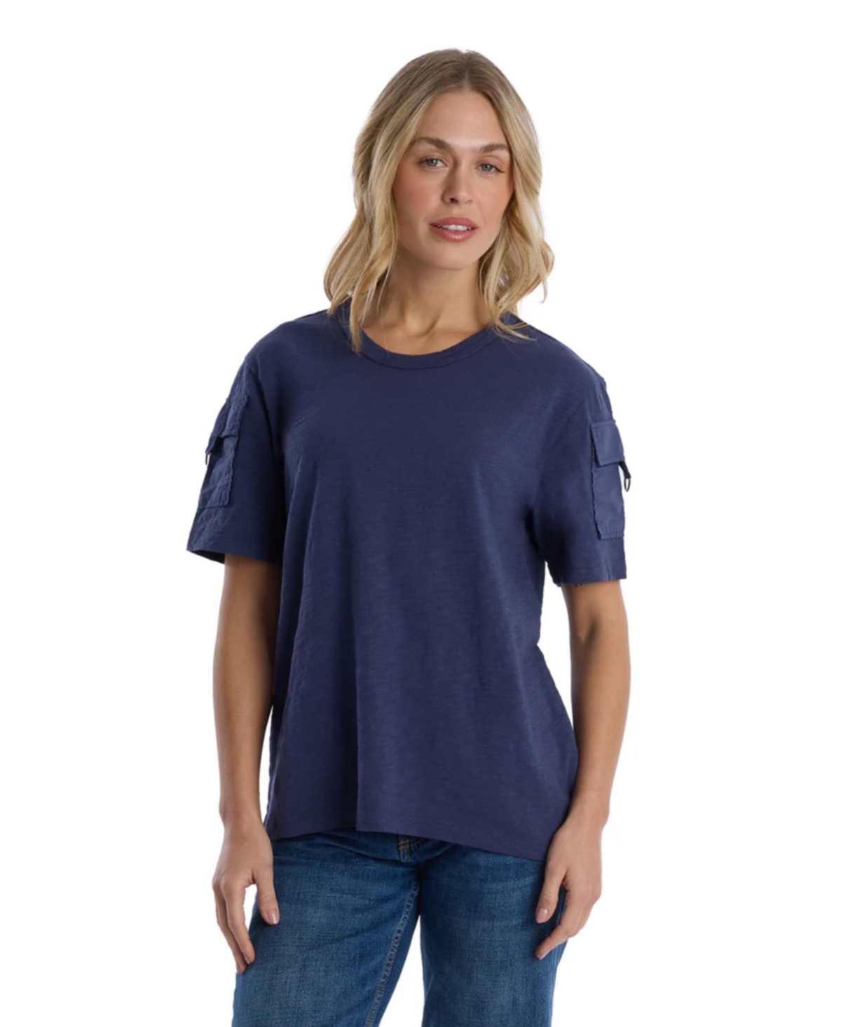 Click here for Wilt Clothing Womens Round Neck Hi-Lo Tee - Naval... prices