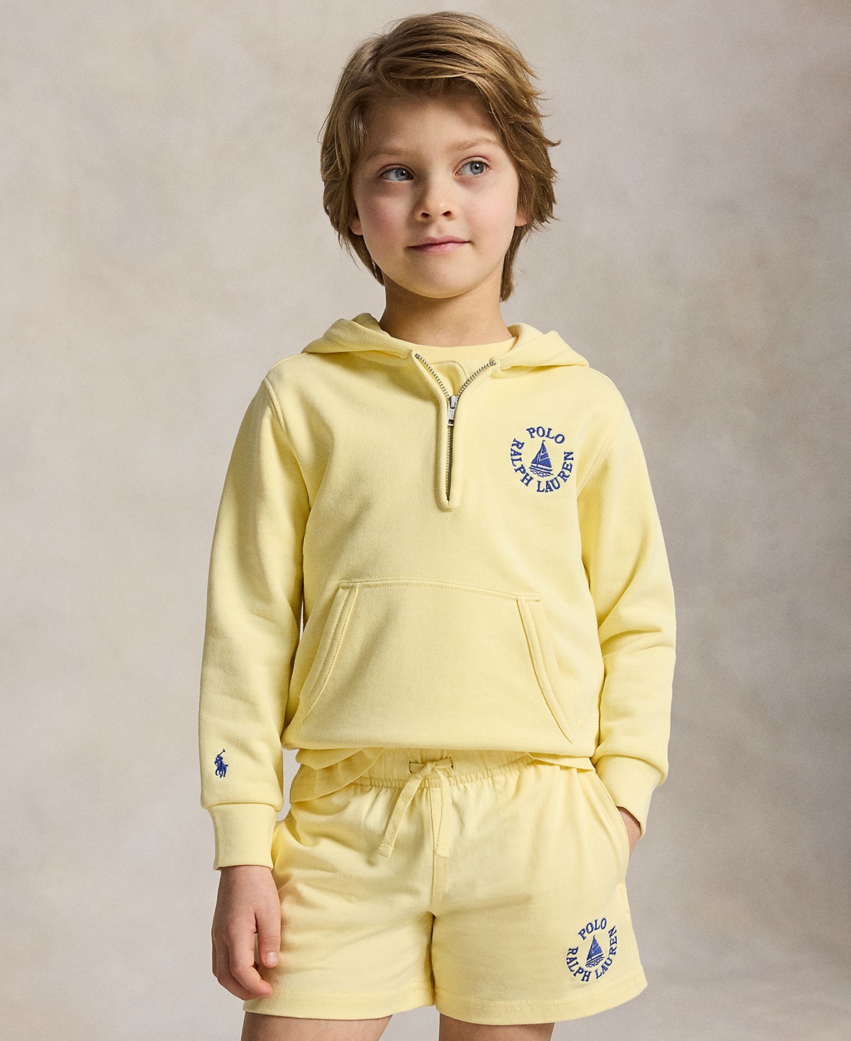 Click here for Polo Ralph Lauren Boys 2-7 Long-Sleeve Hoodie - Ye... prices