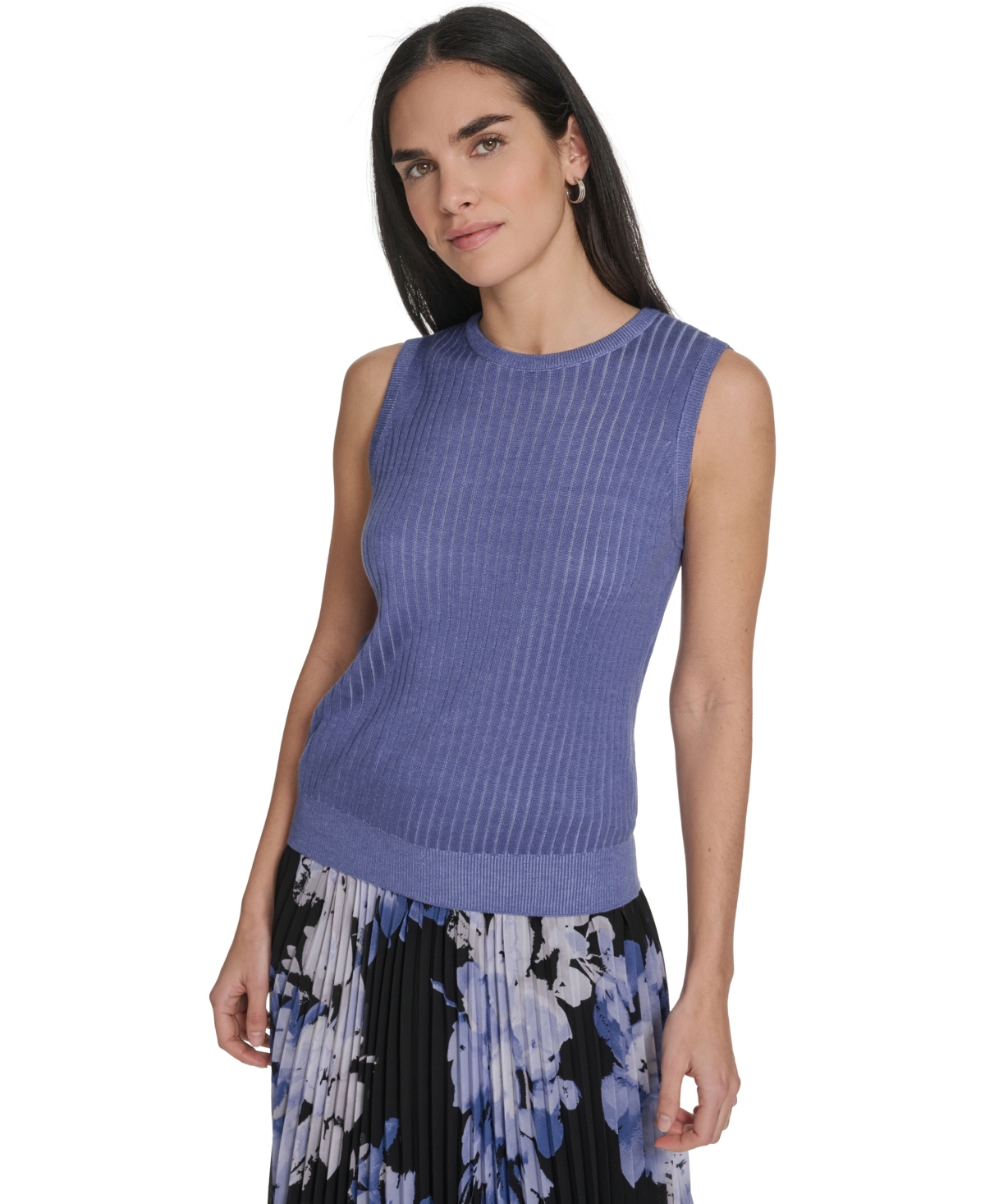 Click here for Calvin Klein Womens Sleeveless Top - Futr Dusk prices