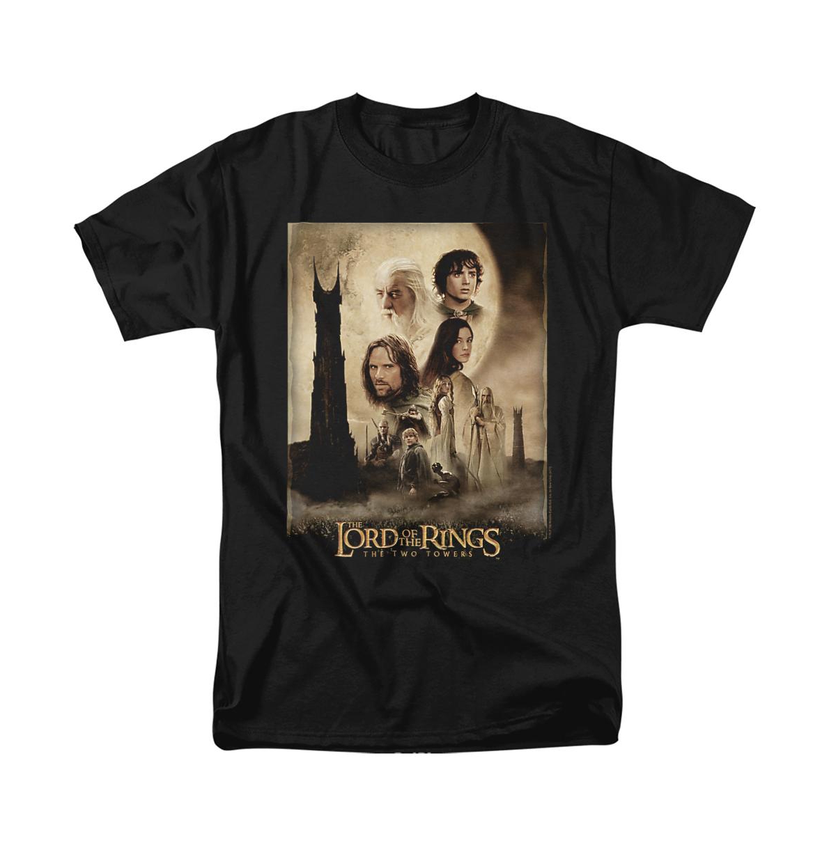 Click here for Lord Of The Rings Mens Lor Tt Poster T-Shirt - Bla... prices