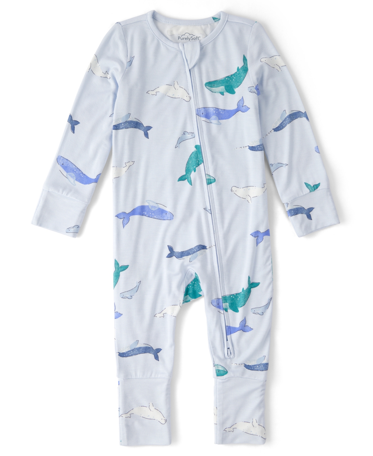 Click here for Carters Baby Boys PurelySoft Whale 2-Way Zip Snug... prices