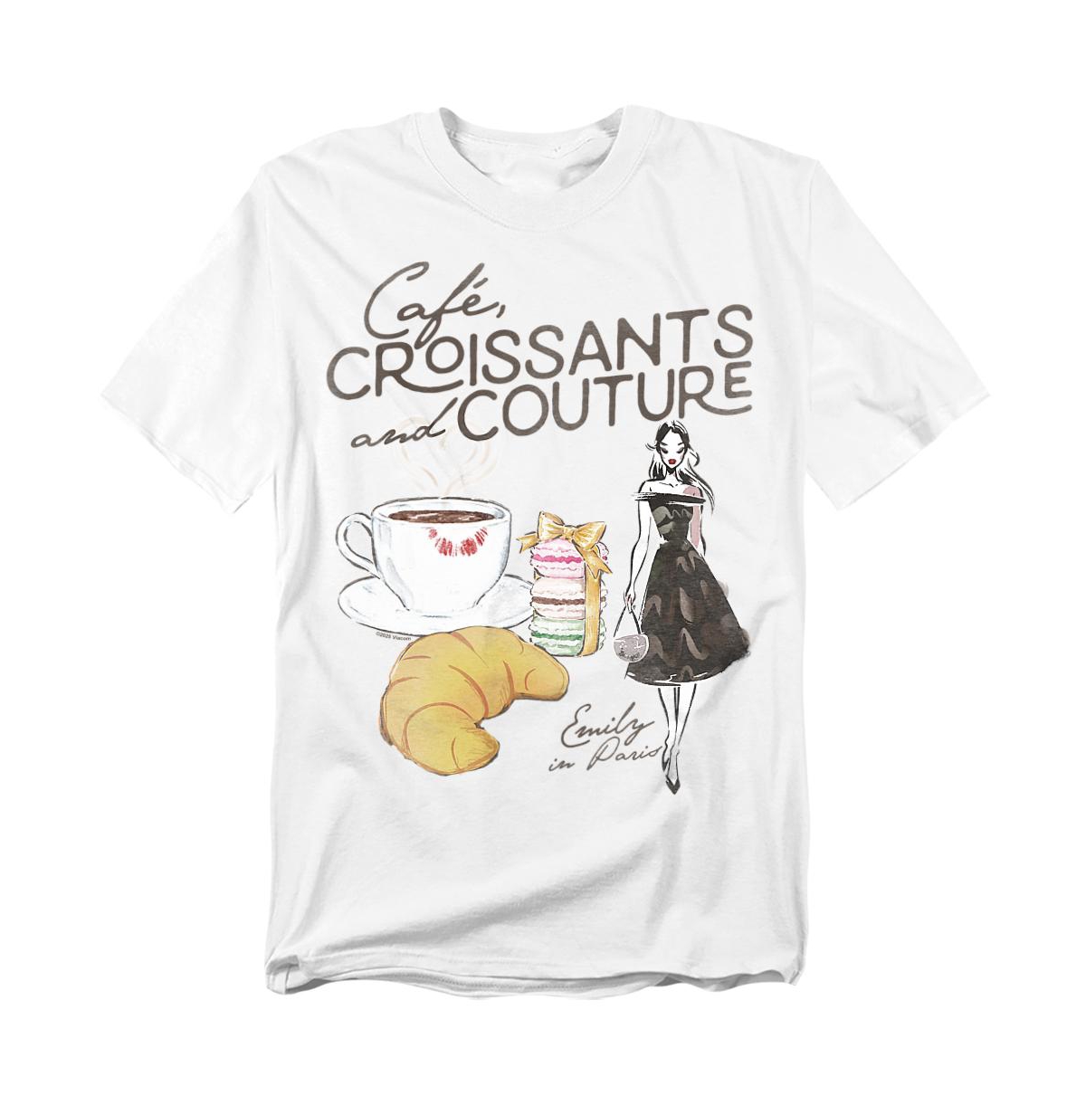 Click here for Emily in Paris Mens Croissant And Couture T-Shirt... prices