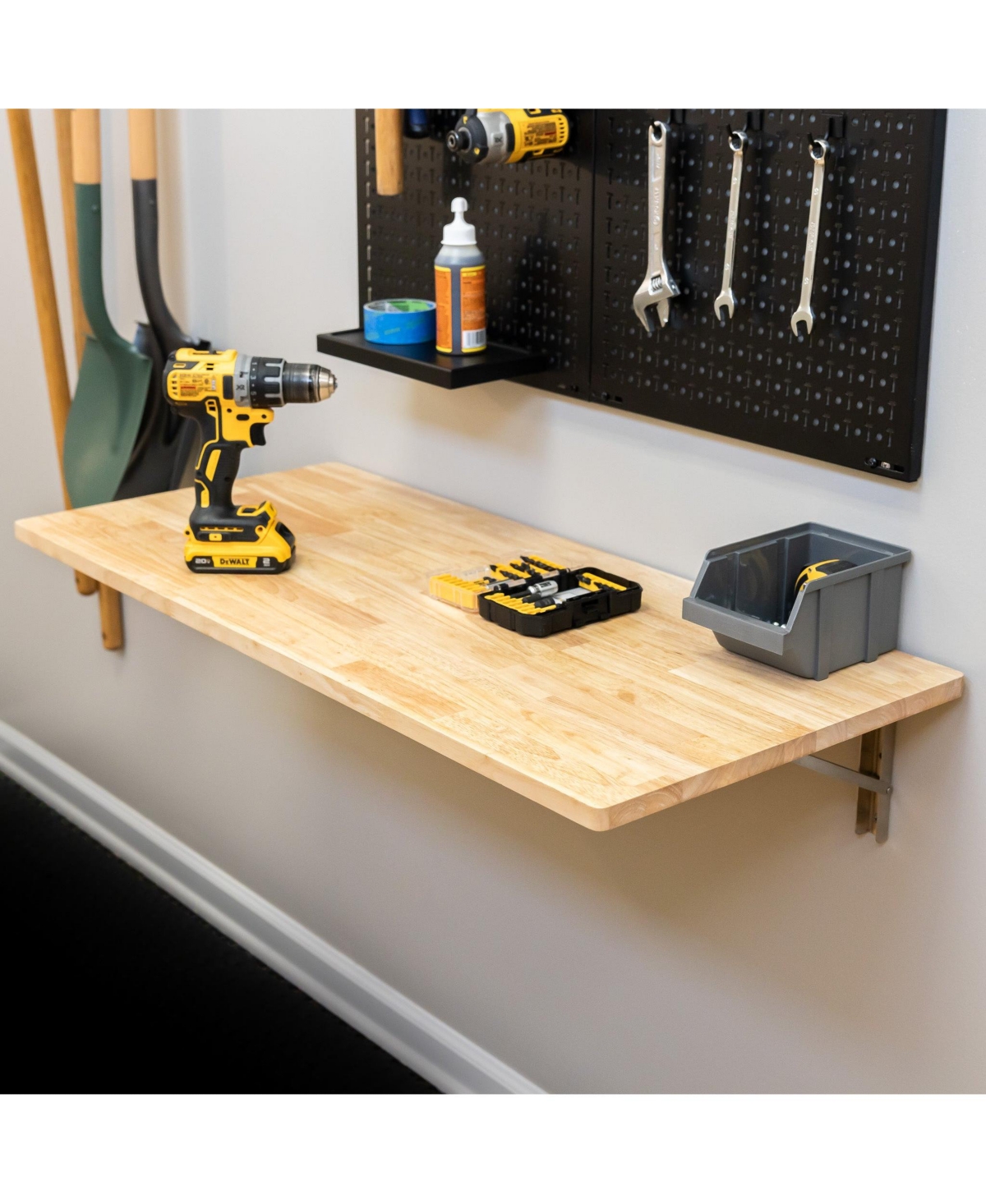 Click here for StoreYour Wakefield Foldable Workbench  Dark Wood... prices
