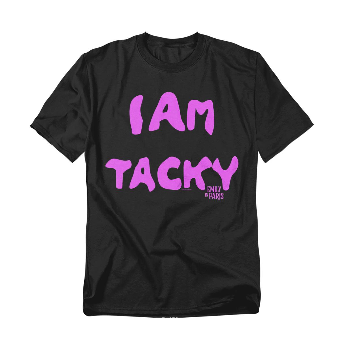 Click here for Emily in Paris Mens I Am Tacky T-Shirt - Black prices