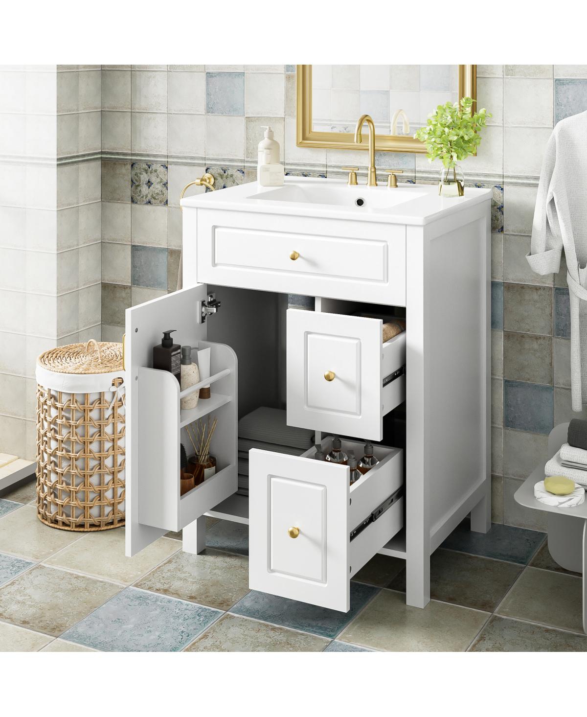 Click here for Sillysis 24" Bathroom Vanity with Ceramic Sin... prices