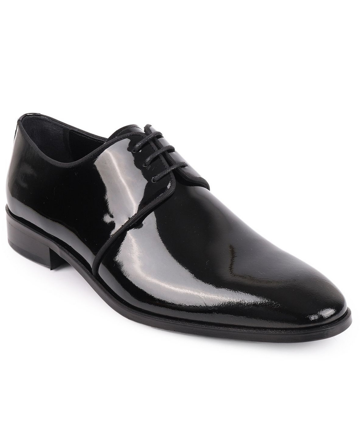 Click here for Vellapais Mens Irving Derby Lace-Up Shoes - Black prices