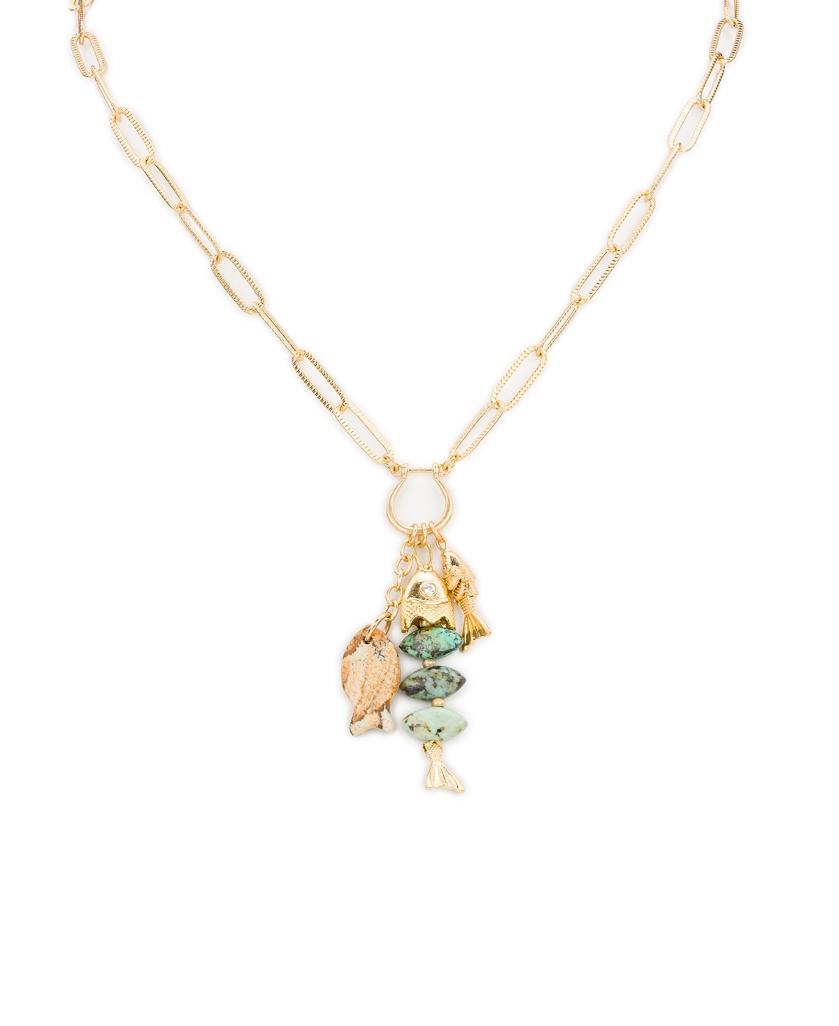 Click here for Patricia Nash Gold-Tone Plated Charm Dangle Neckla... prices