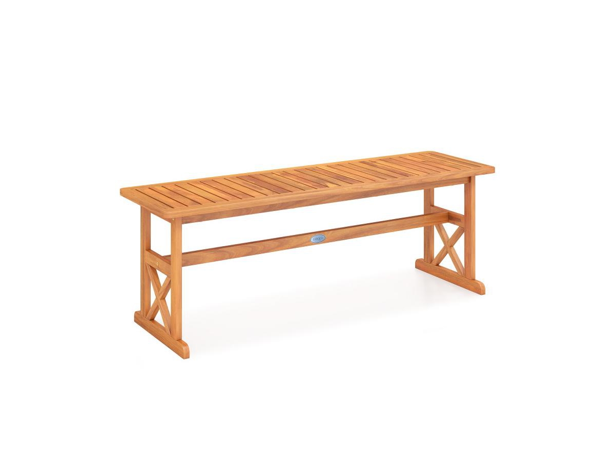 Click here for Slickblue Outdoor 51 Inch Acacia Wood Bench with S... prices