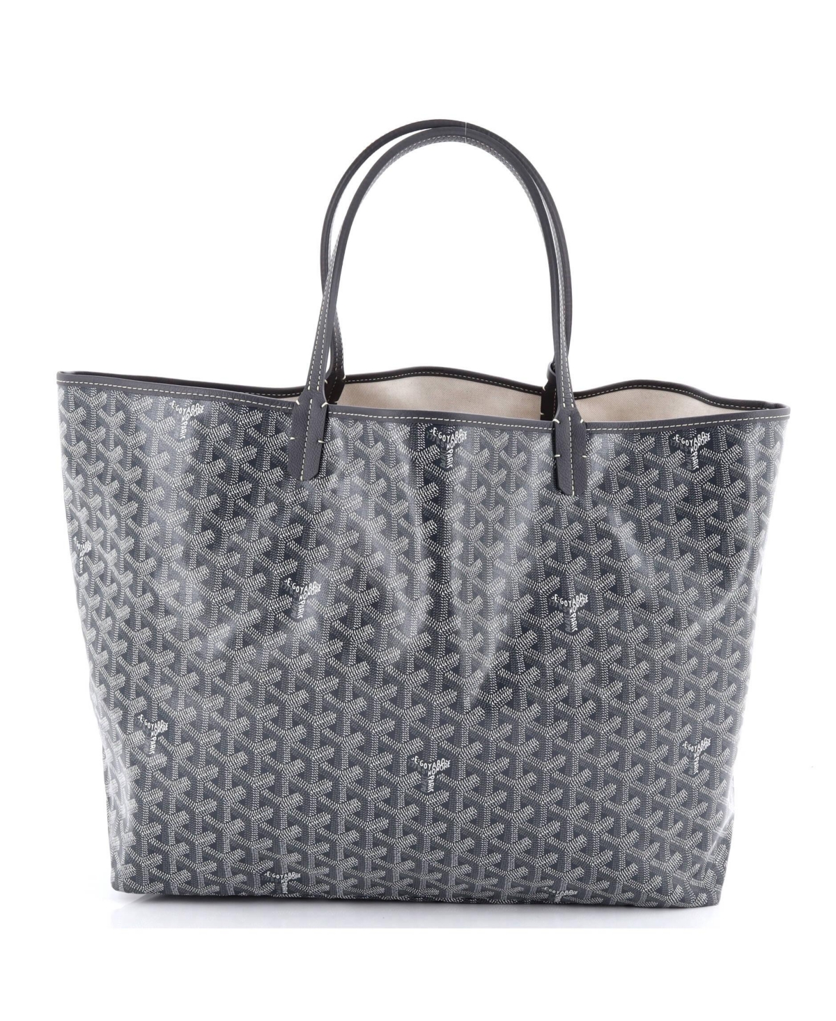 Click here for Pre-Owned Goyard Gm Saint Louis Tote Coated Canvas... prices