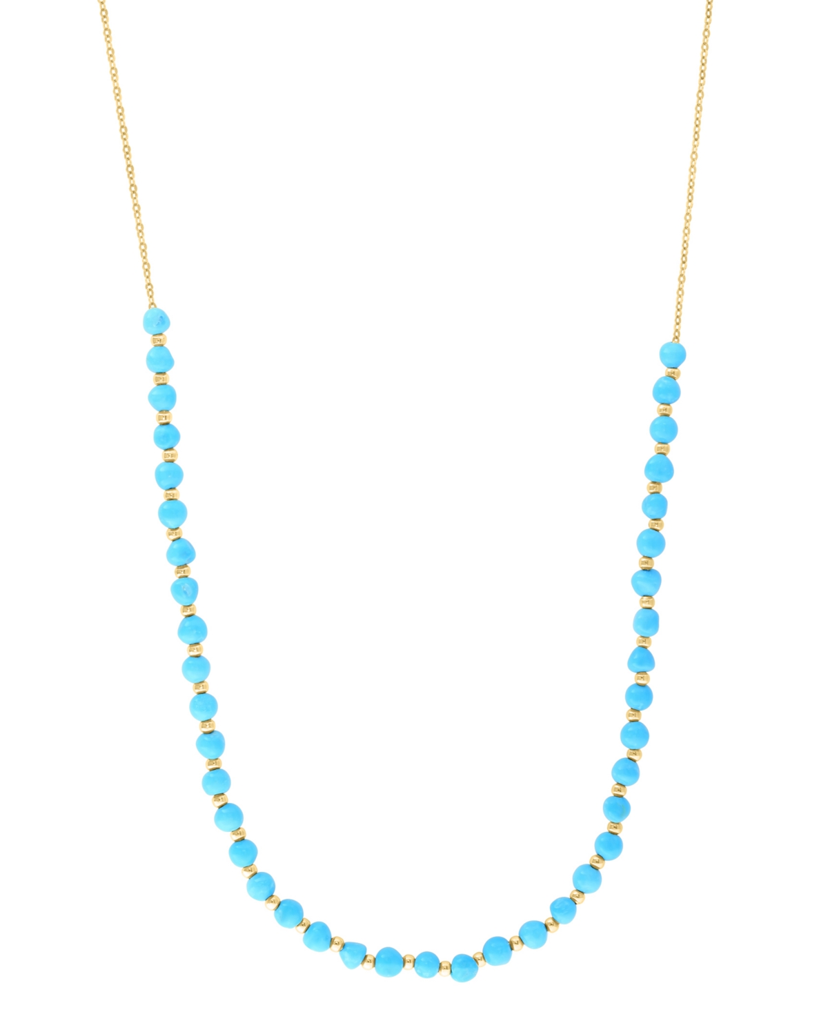 Click here for Effy Collection Turquoise (3.5 mm) Necklace in 14k... prices