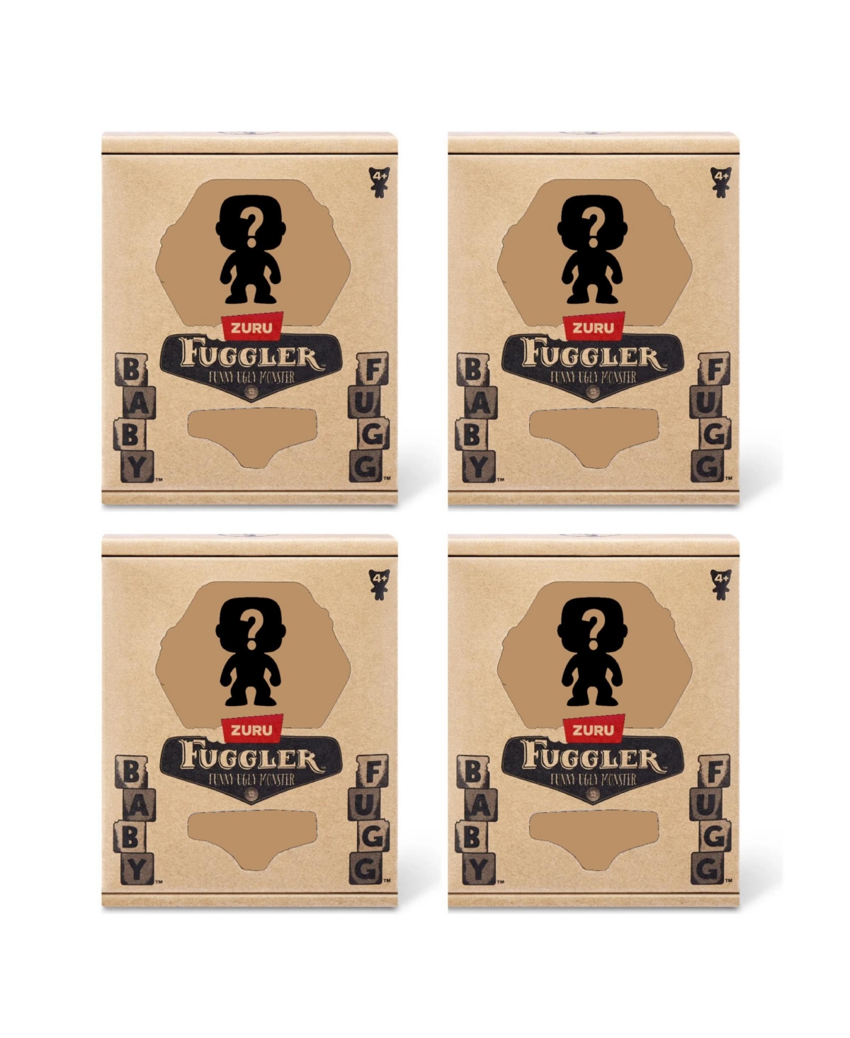 Click here for Fuggler Set of 4 Zuru Baby Fugg 3.5 Inch Plush Toy... prices