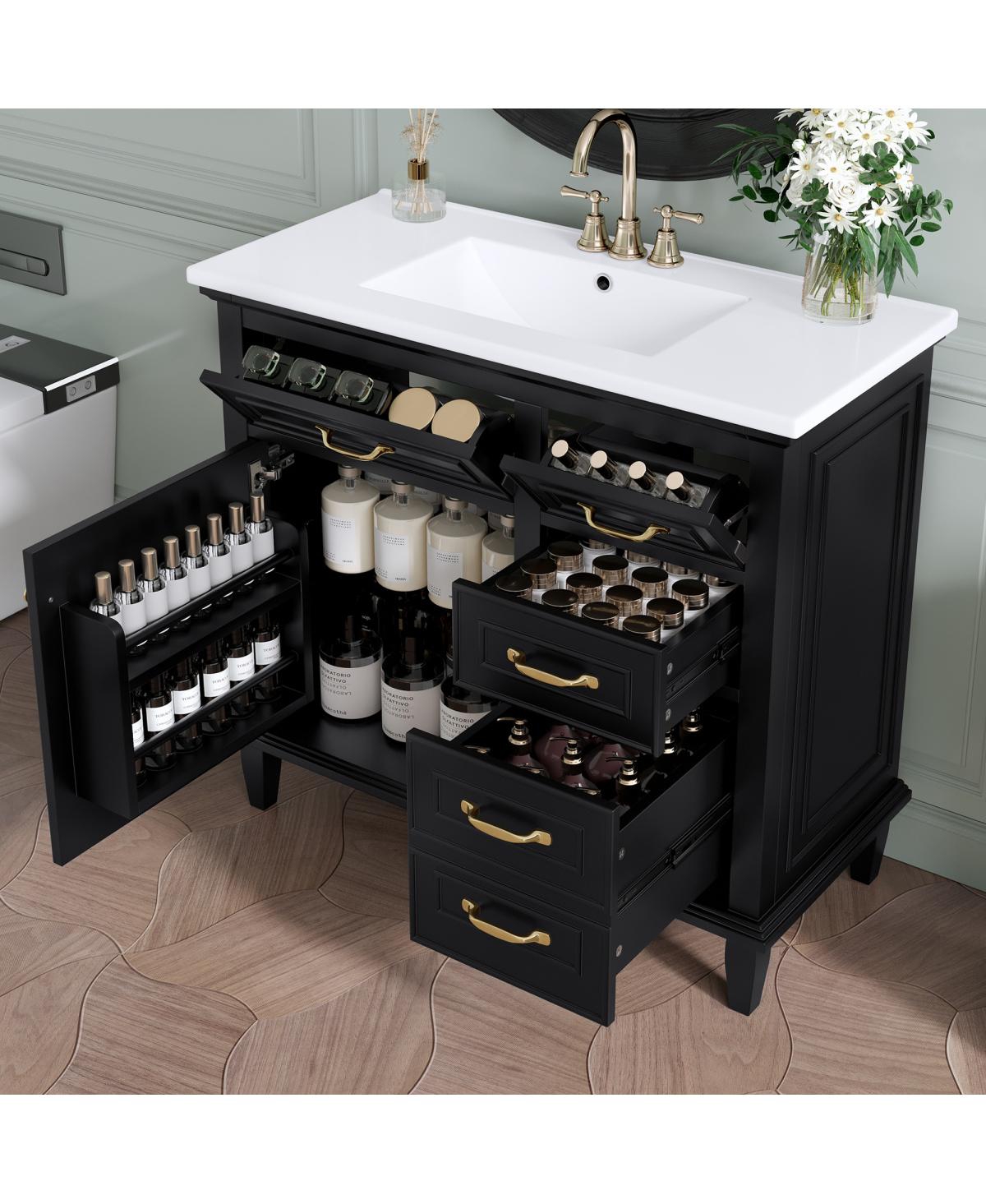 Click here for Sillysis 36" Bathroom Vanity with Ceramic Sin... prices