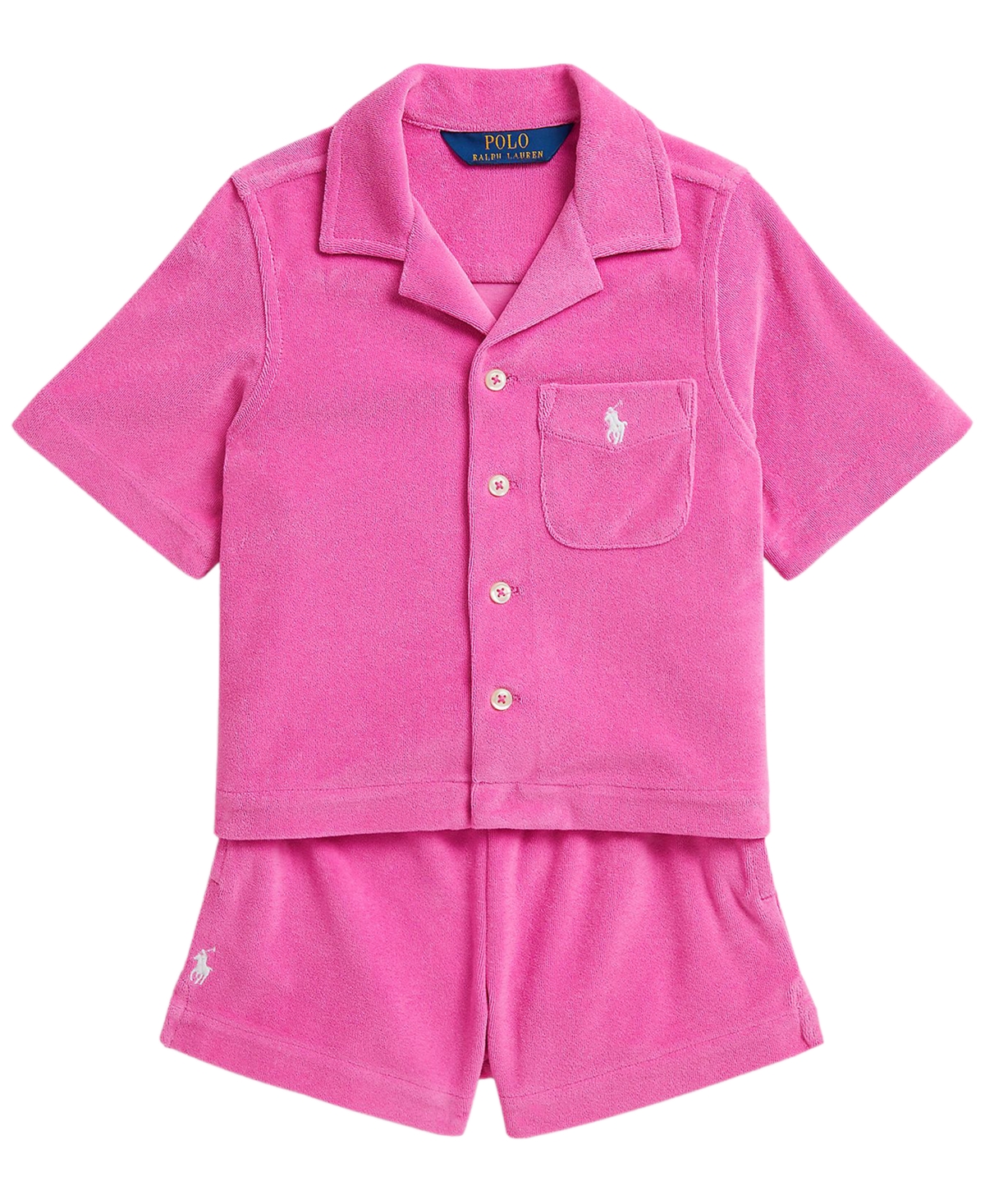 Click here for Polo Ralph Lauren Girls 2T-6X Terry Shirt & Short... prices