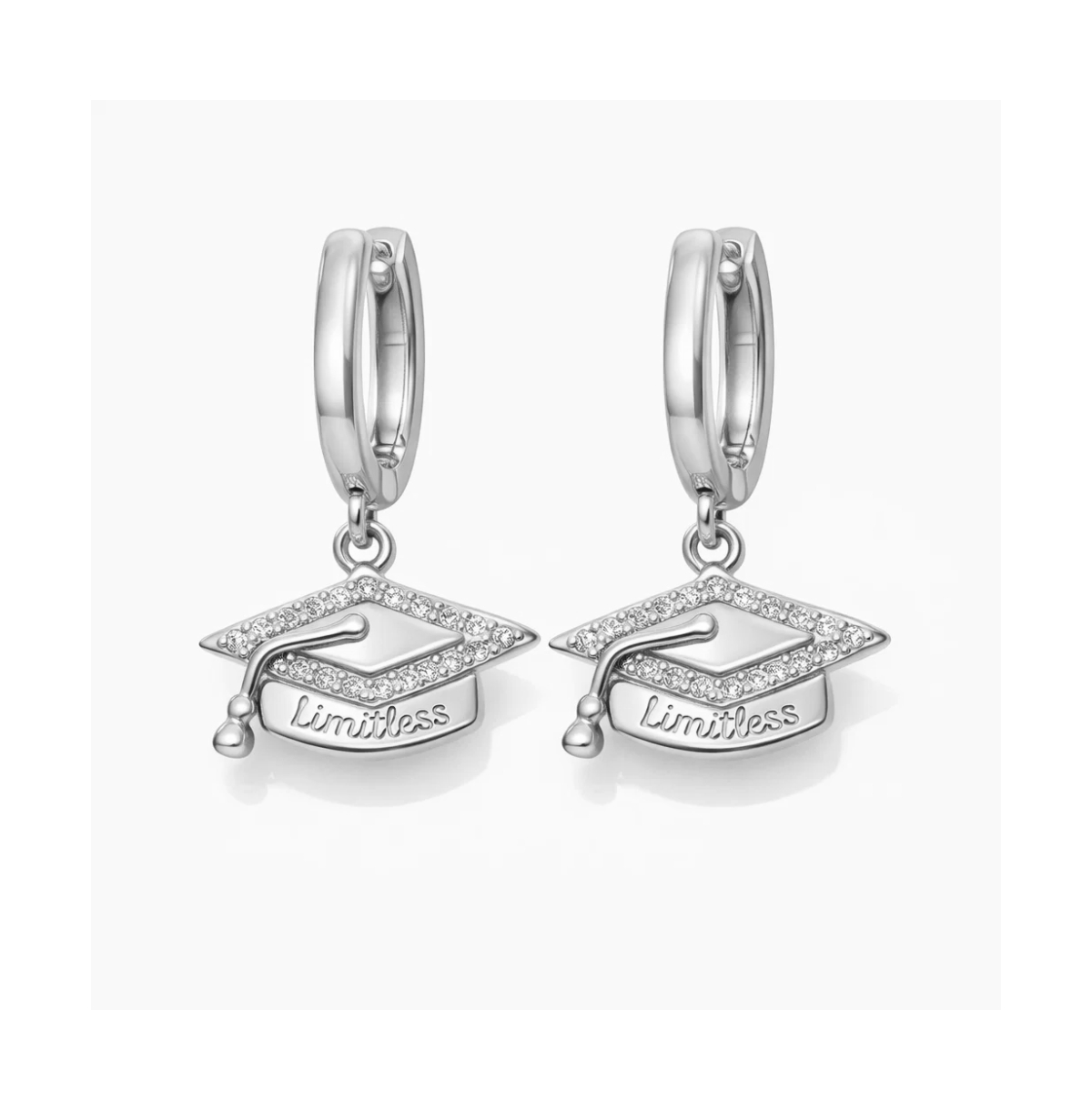 Click here for Dloria Limitless Graduation Cap Huggie Hoop Earrin... prices
